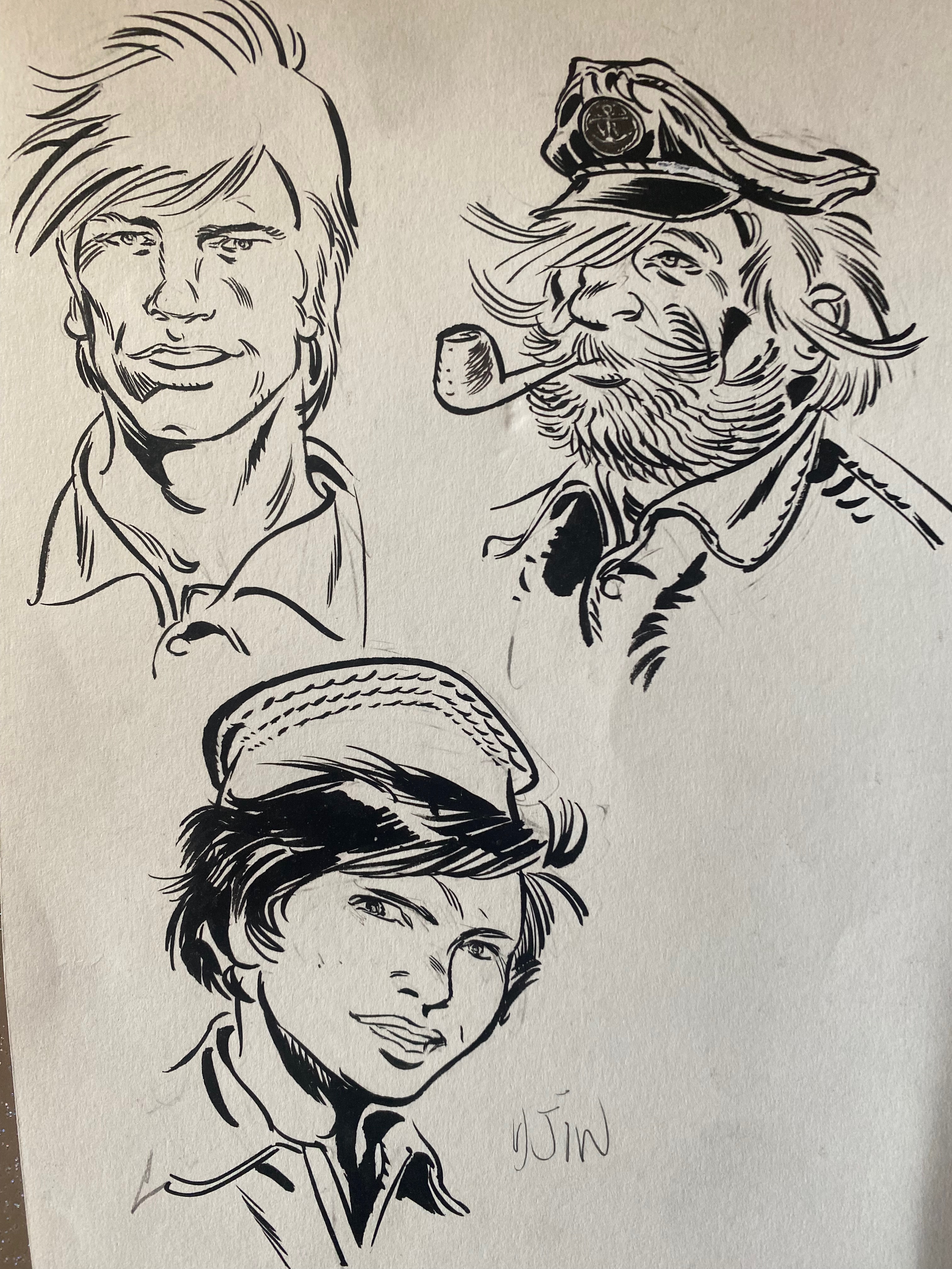 Erwin Drèze, Erwin Dreze, illustration originale, Bernard Prince ...