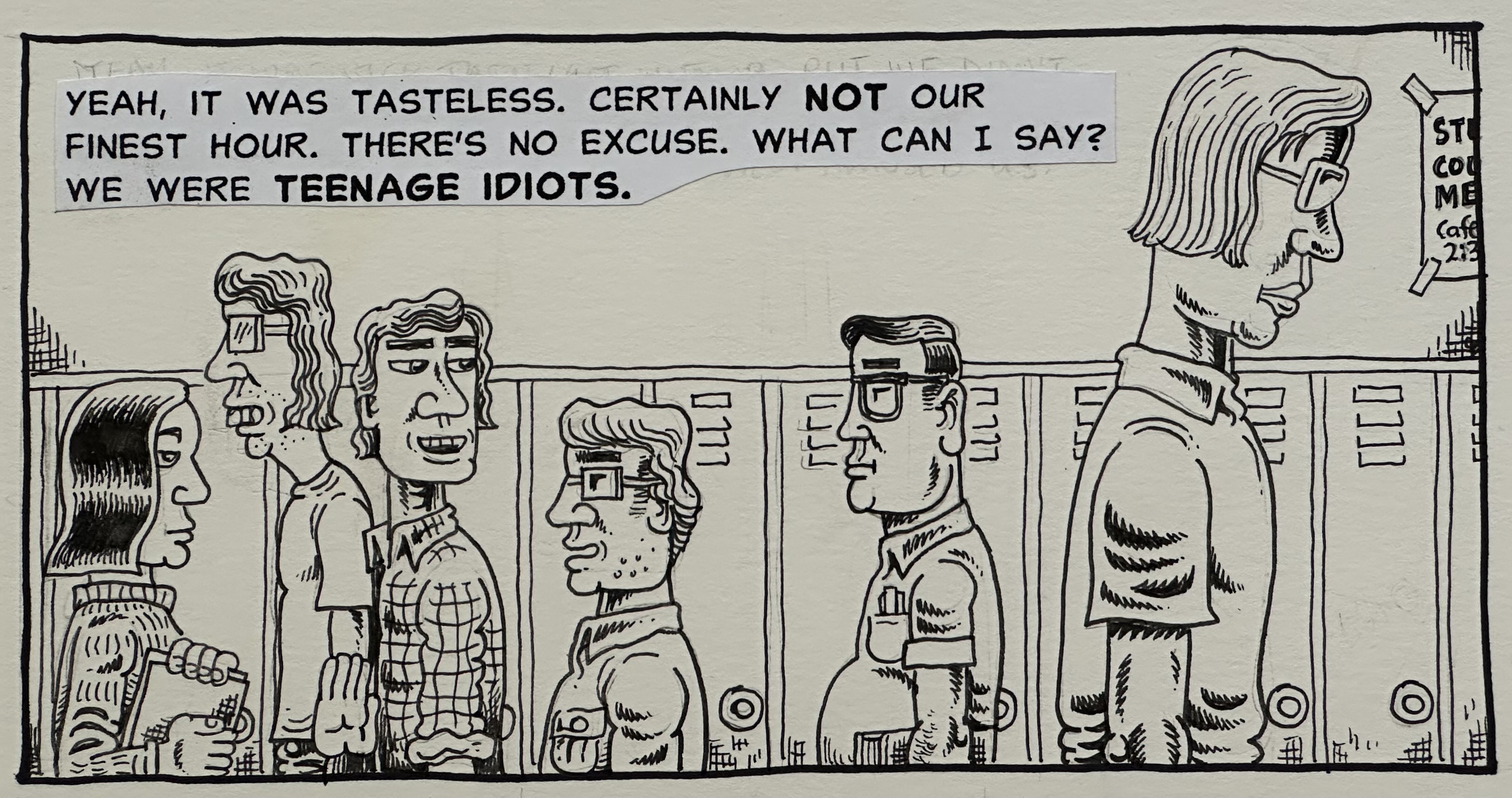 Backderf, Derf - My Friend Dahmer - deleted page - Planche originale