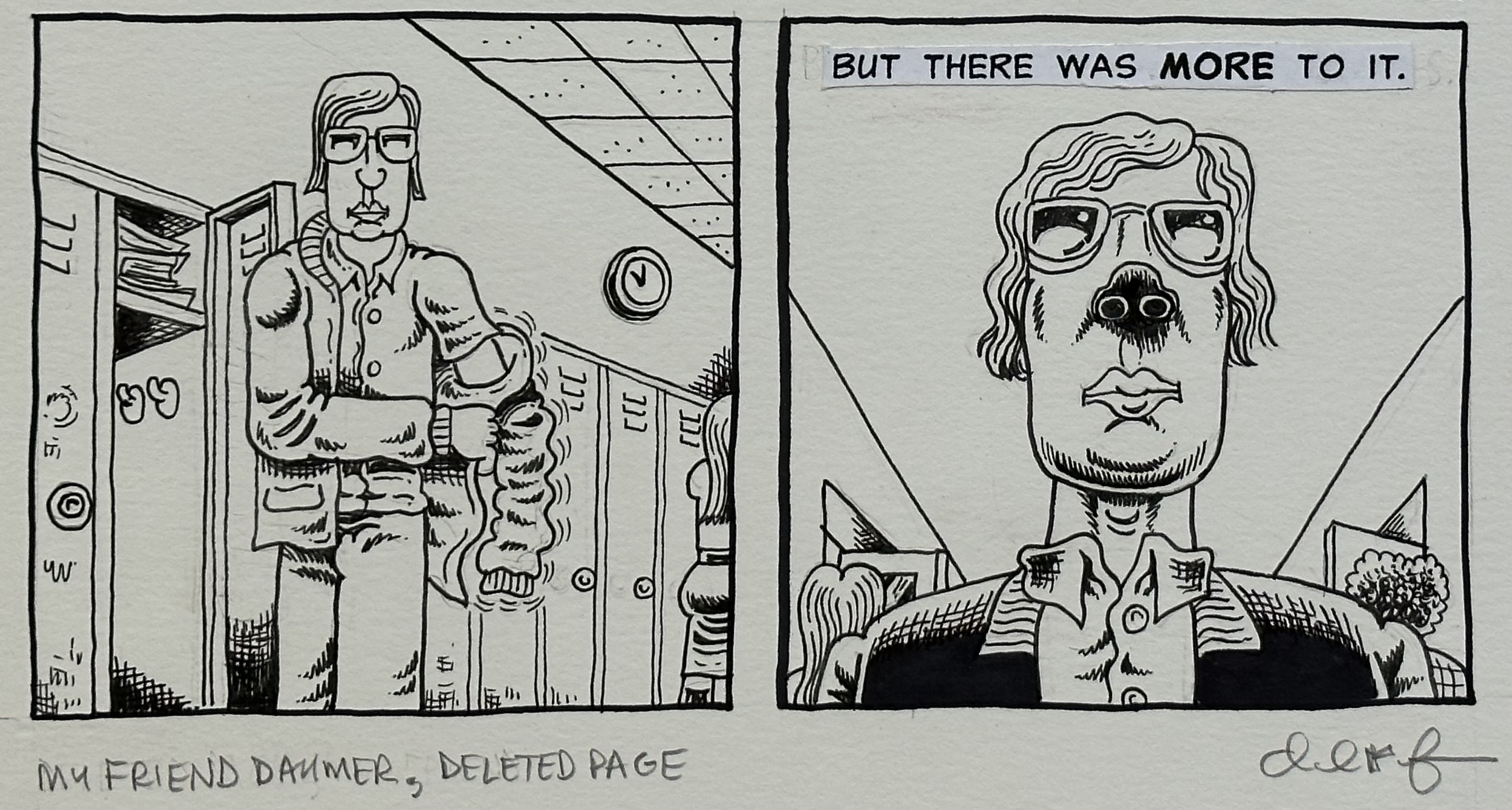 Backderf, Derf - My Friend Dahmer - deleted page - Planche originale