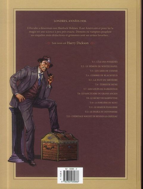 Harry Dickson par Olivier Roman - Planche originale