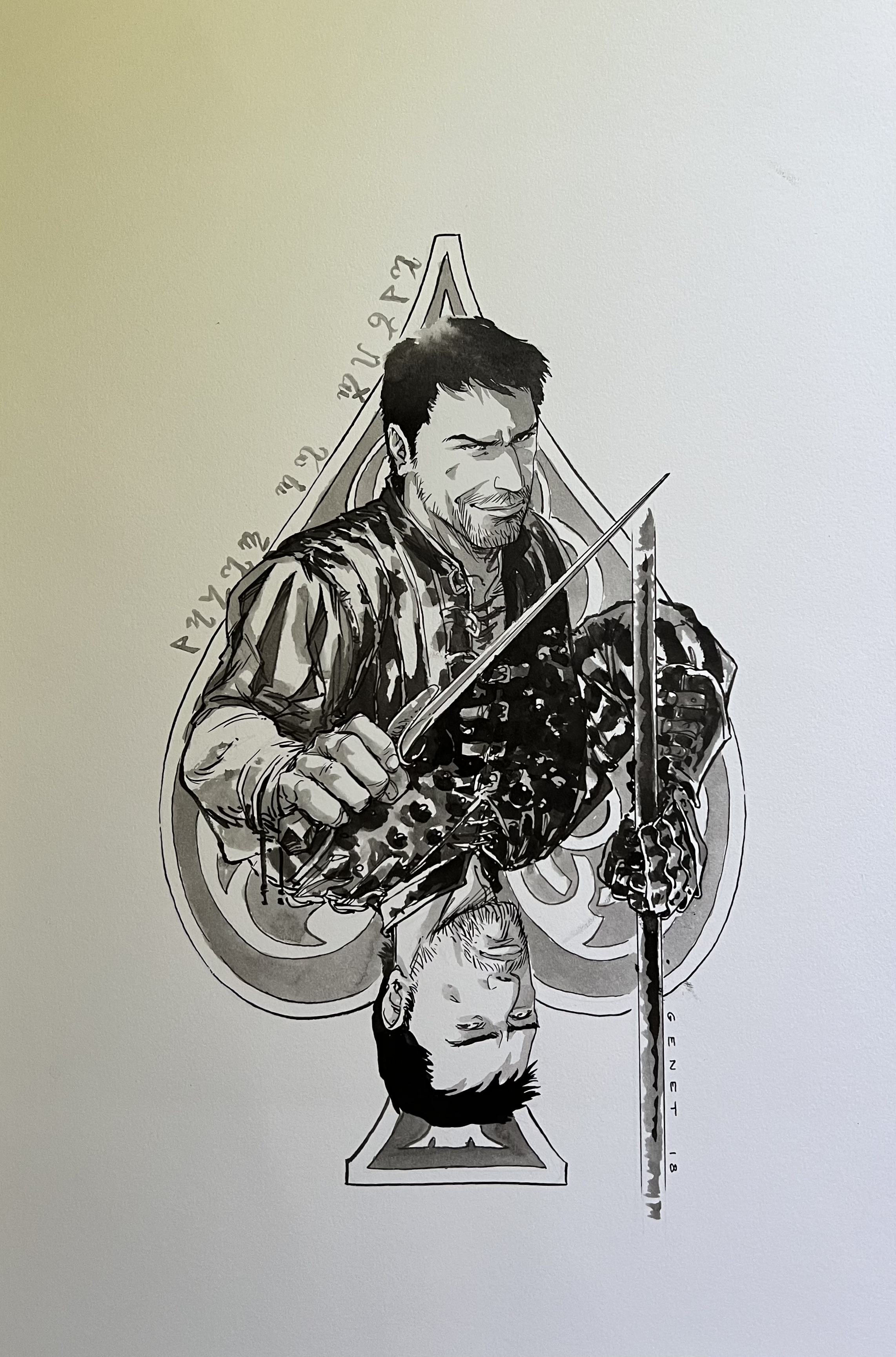 Gagner la guerre par Frédéric Genêt - Illustration originale