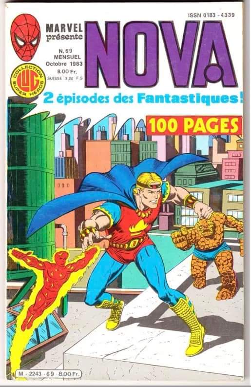 Jean Frisano, Couverture originale du Nova N°69 - Planche originale