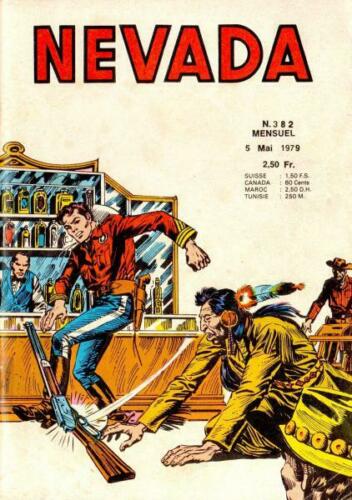 Couverture Nevada N°382 par Jean Frisano - Couverture originale