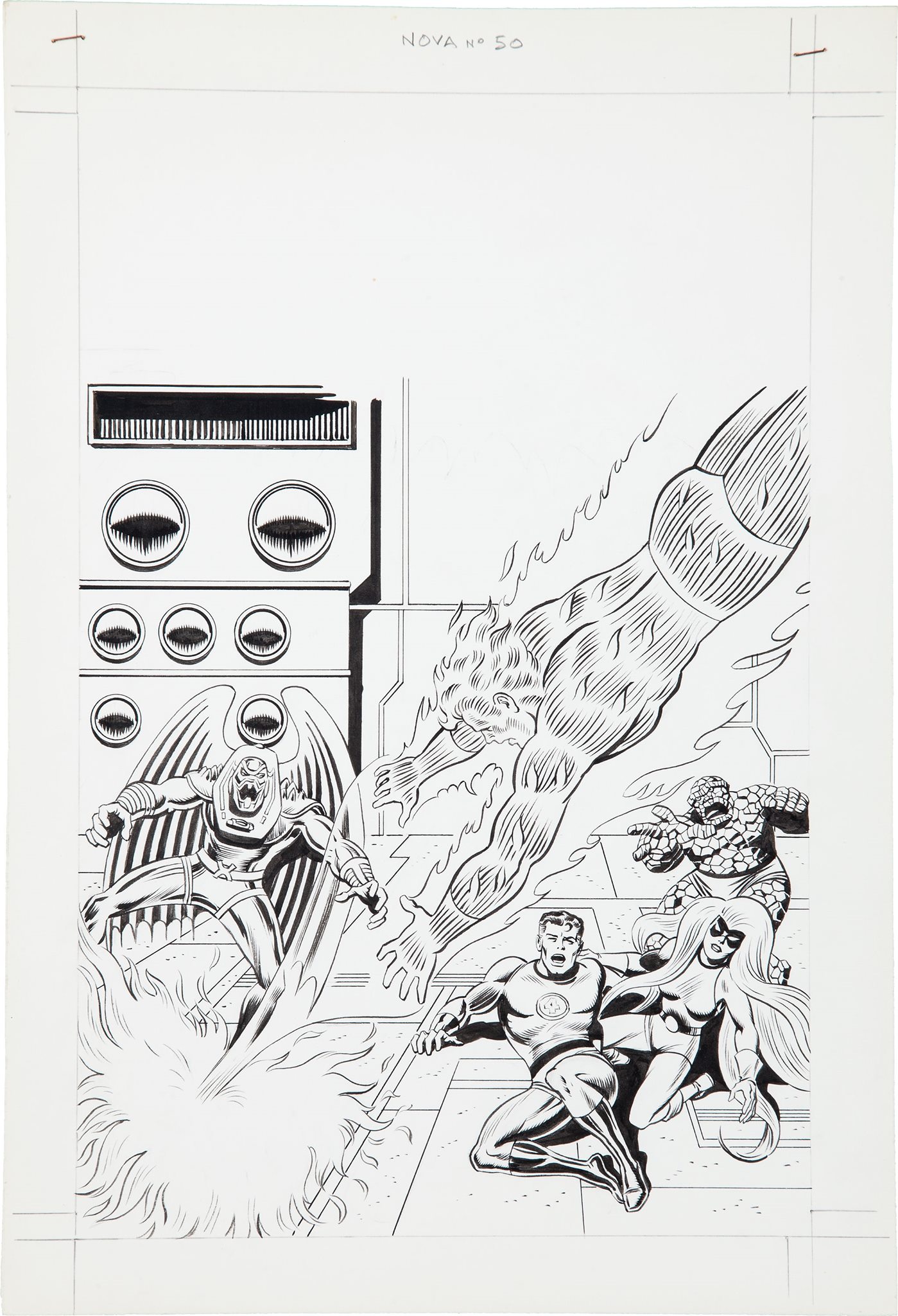 Jean Frisano, Couverture Nova N°50 - Original Cover