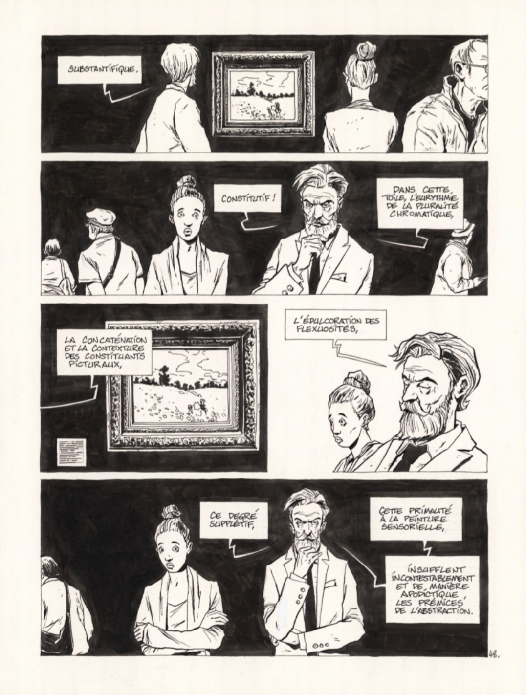 2022 - Musée par Christophe Chabouté - Planche originale