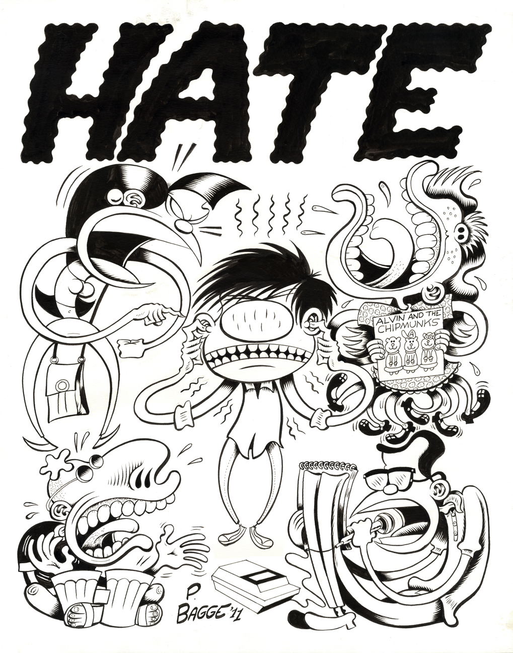 Peter Bagge - Hate Illustration - Illustration