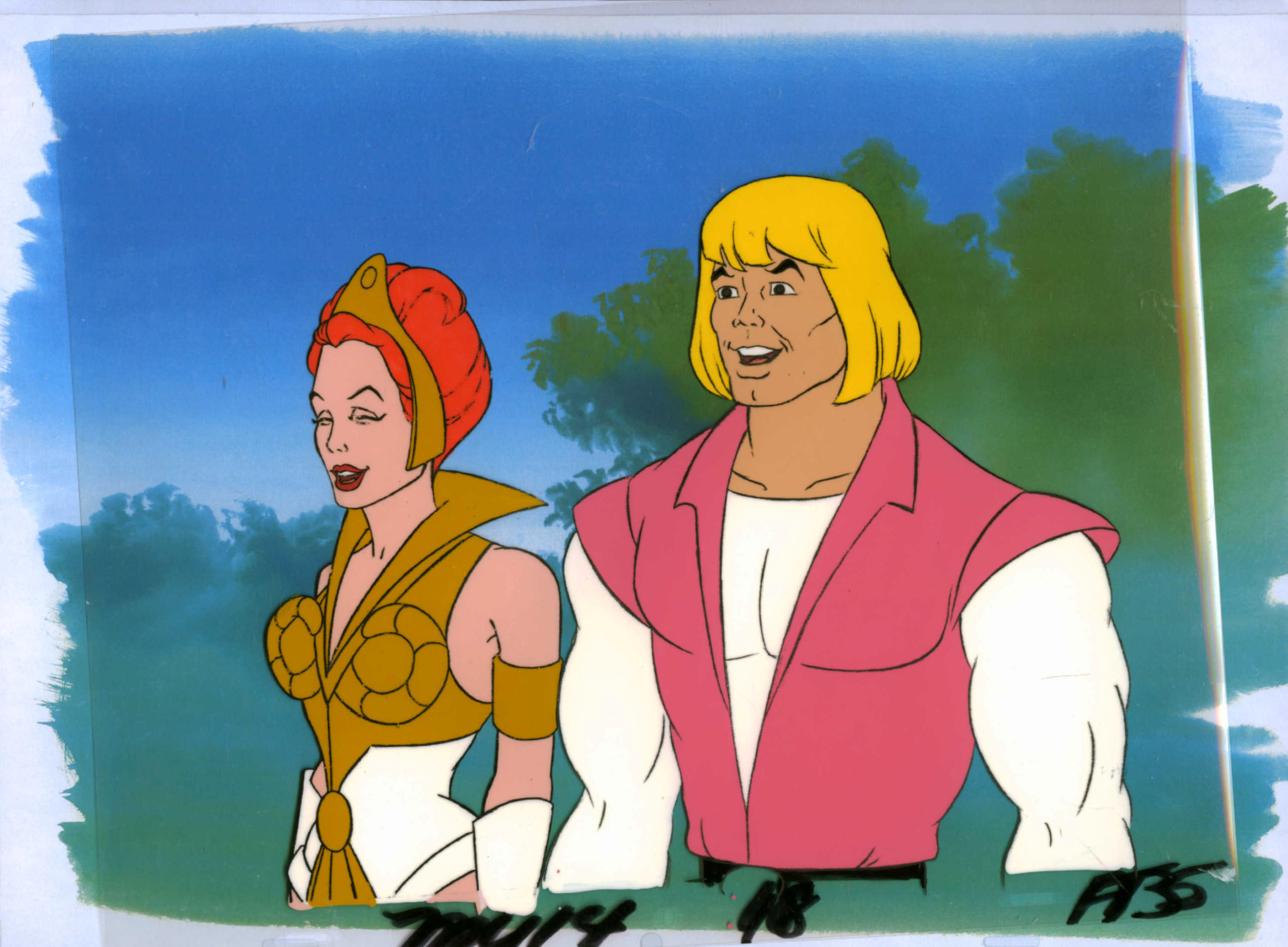Lou Scheimer, Les maitres de l'univers / He-man / musclor - Œuvre originale
