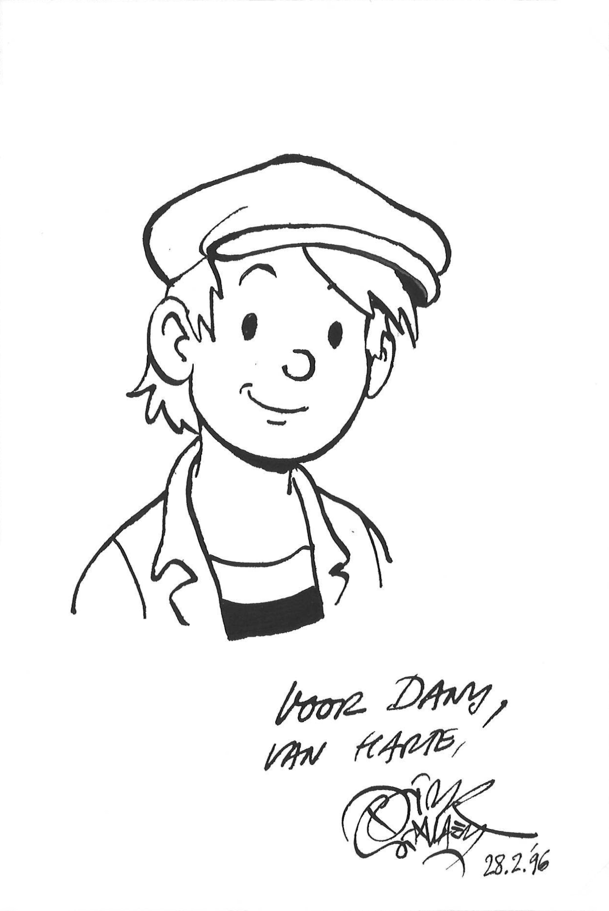 Nino par Dirk Stallaert - Illustration originale