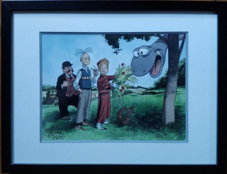 Frank Le Gall - Illustration Spirou - Illustration originale
