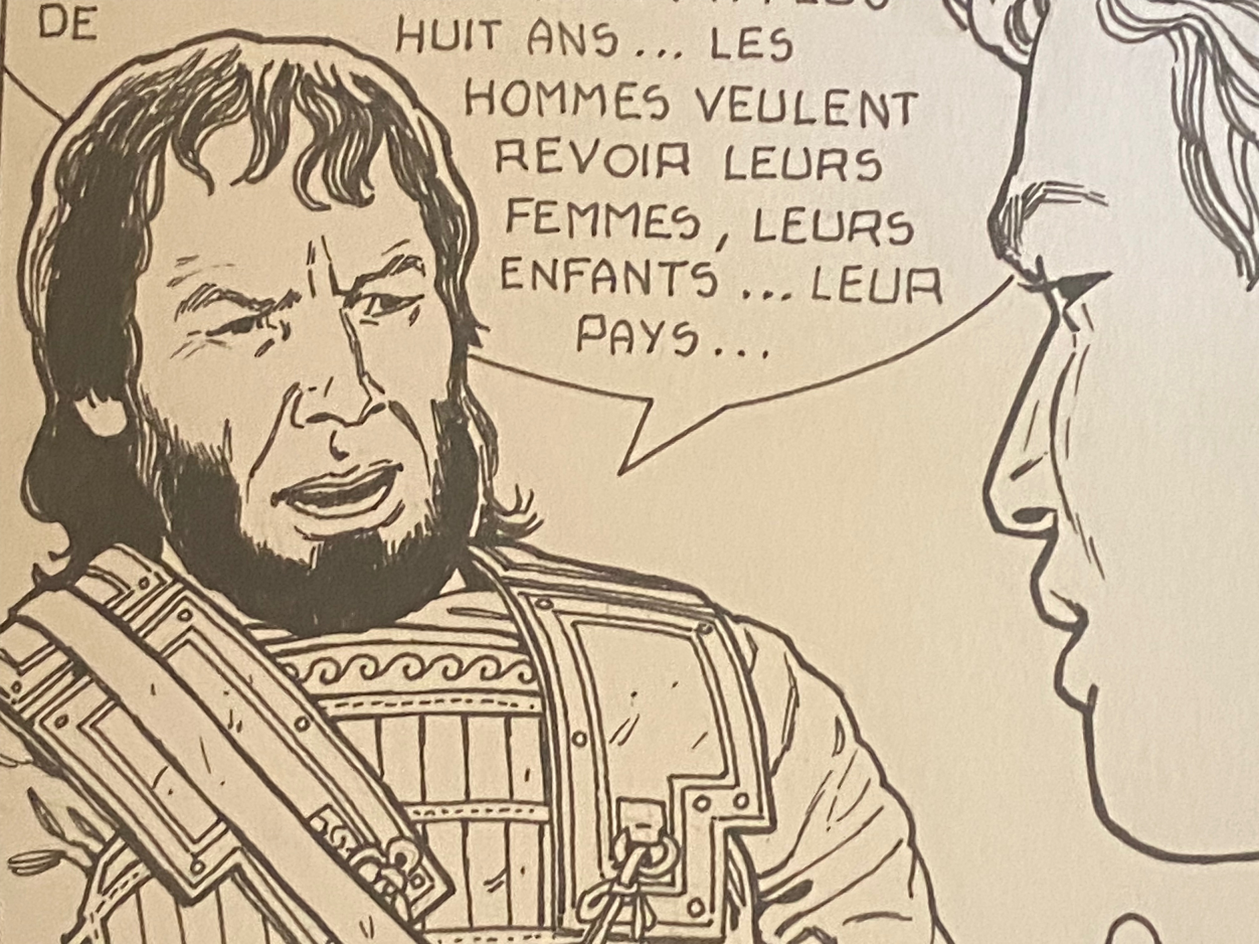 Jean Torton / Jeronaton, planche originale,"Alix raconte, Alexandre le ...