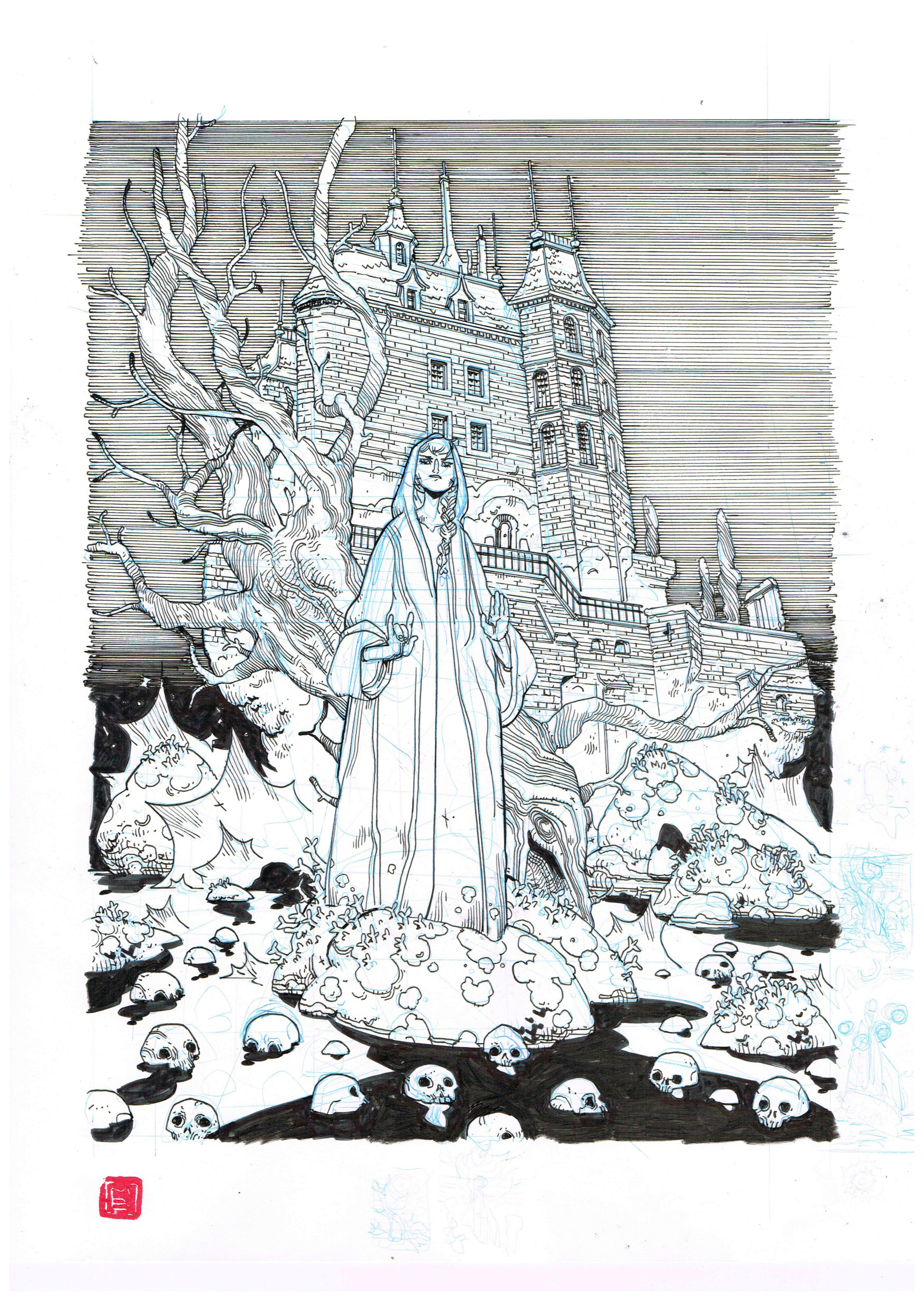 Mathieu Bablet, Couverture "The Midnight Order" - Couverture originale