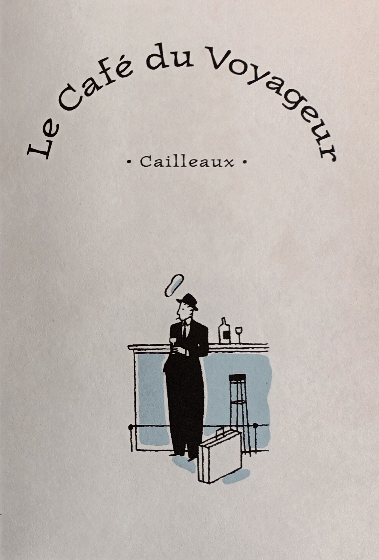 Le Café du Voyageur par Christian Cailleaux - Planche originale