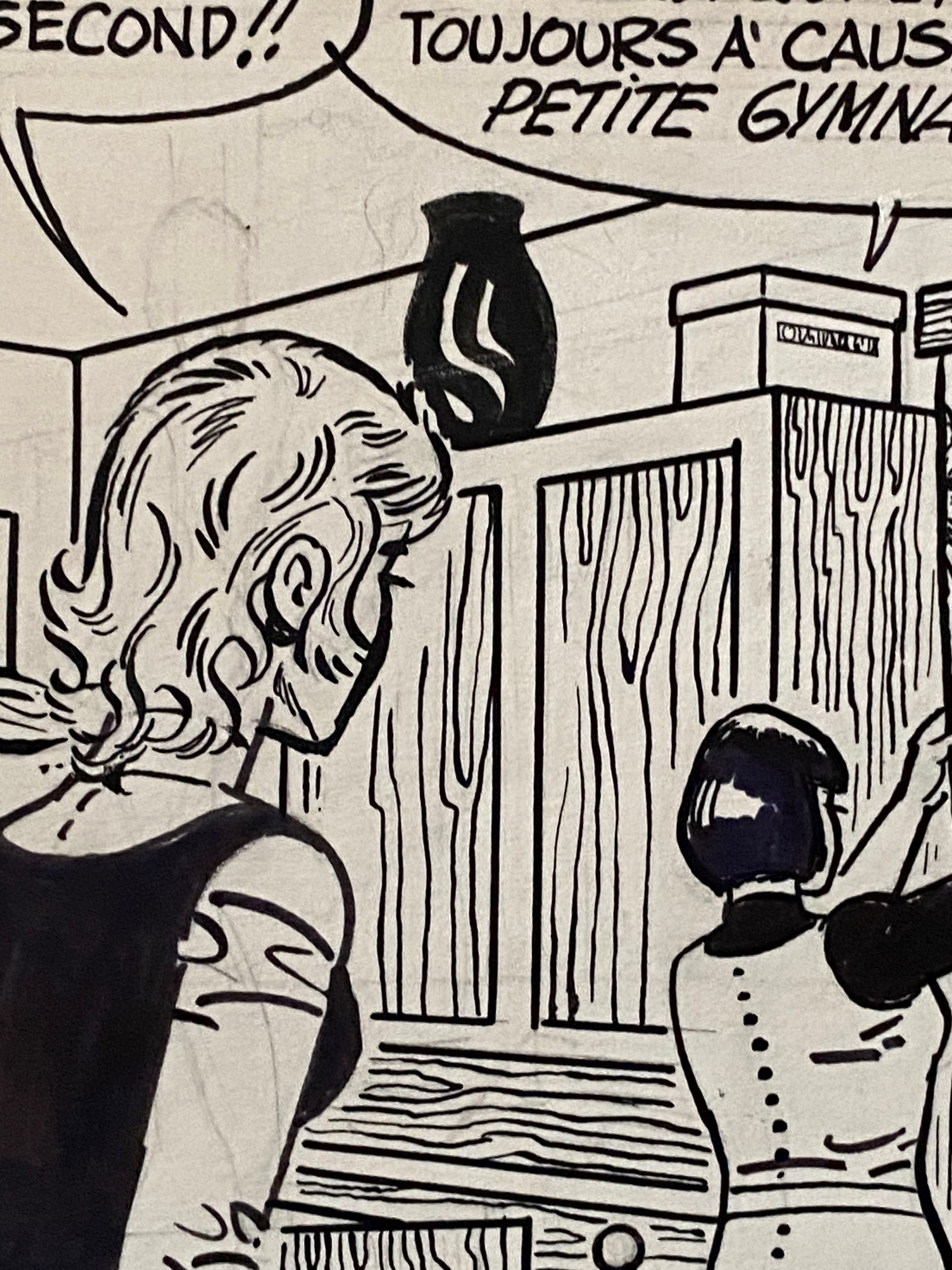 Raymond Reding, planche originale, Vincent Larcher. - Planche originale