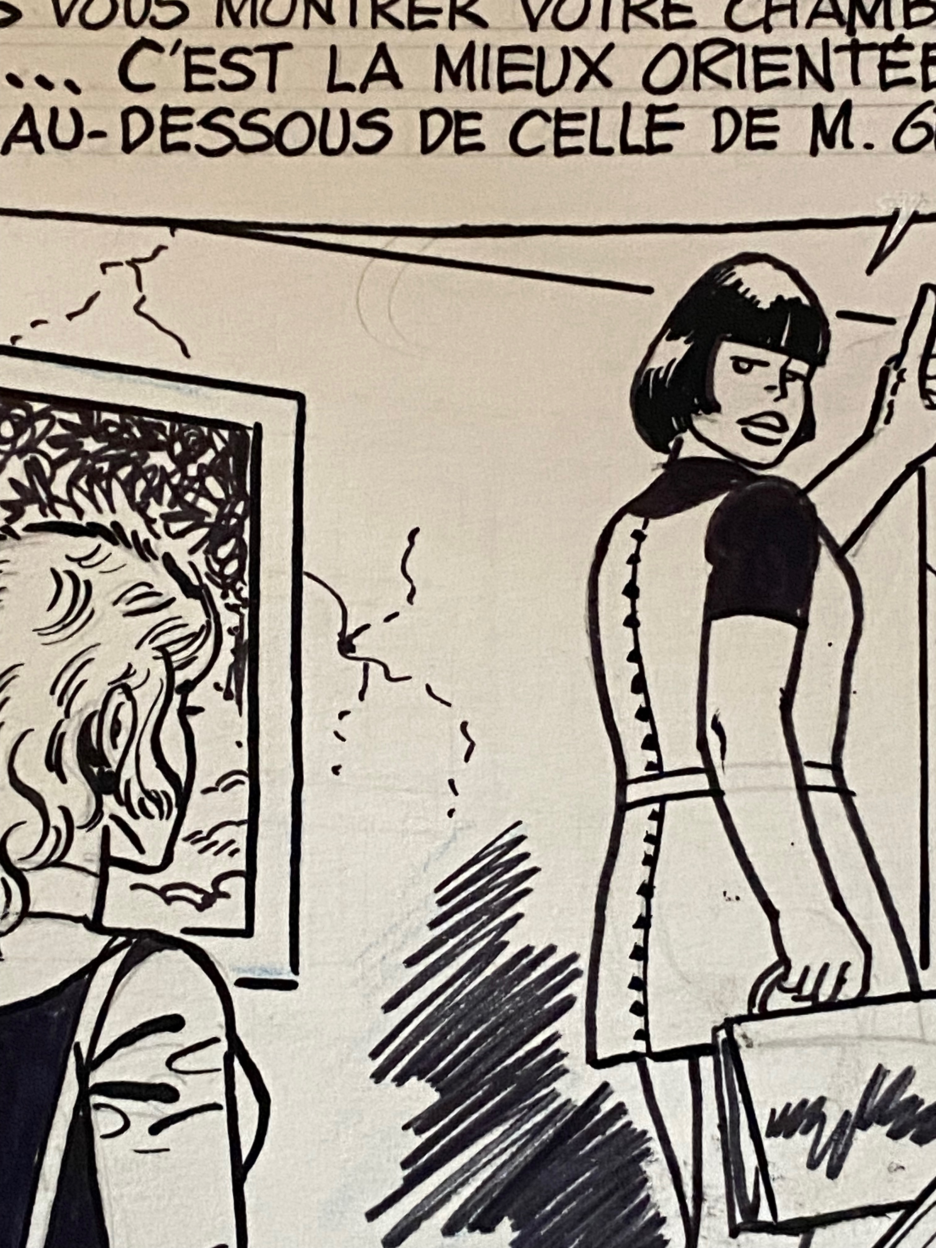 Raymond Reding, planche originale, Vincent Larcher. - Planche originale