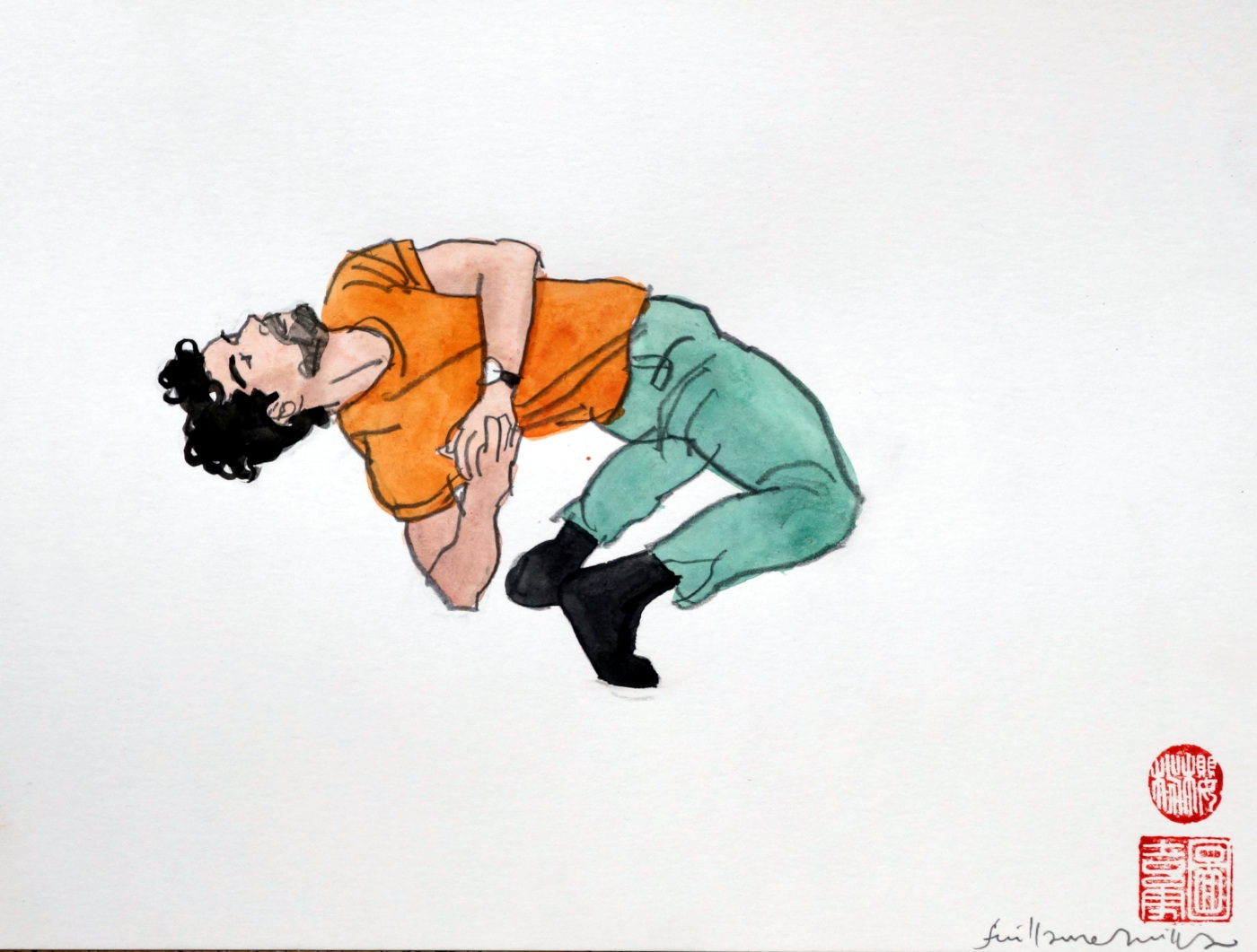 Guillaume Trouillard, Aux champs d'honneur - Illustration originale