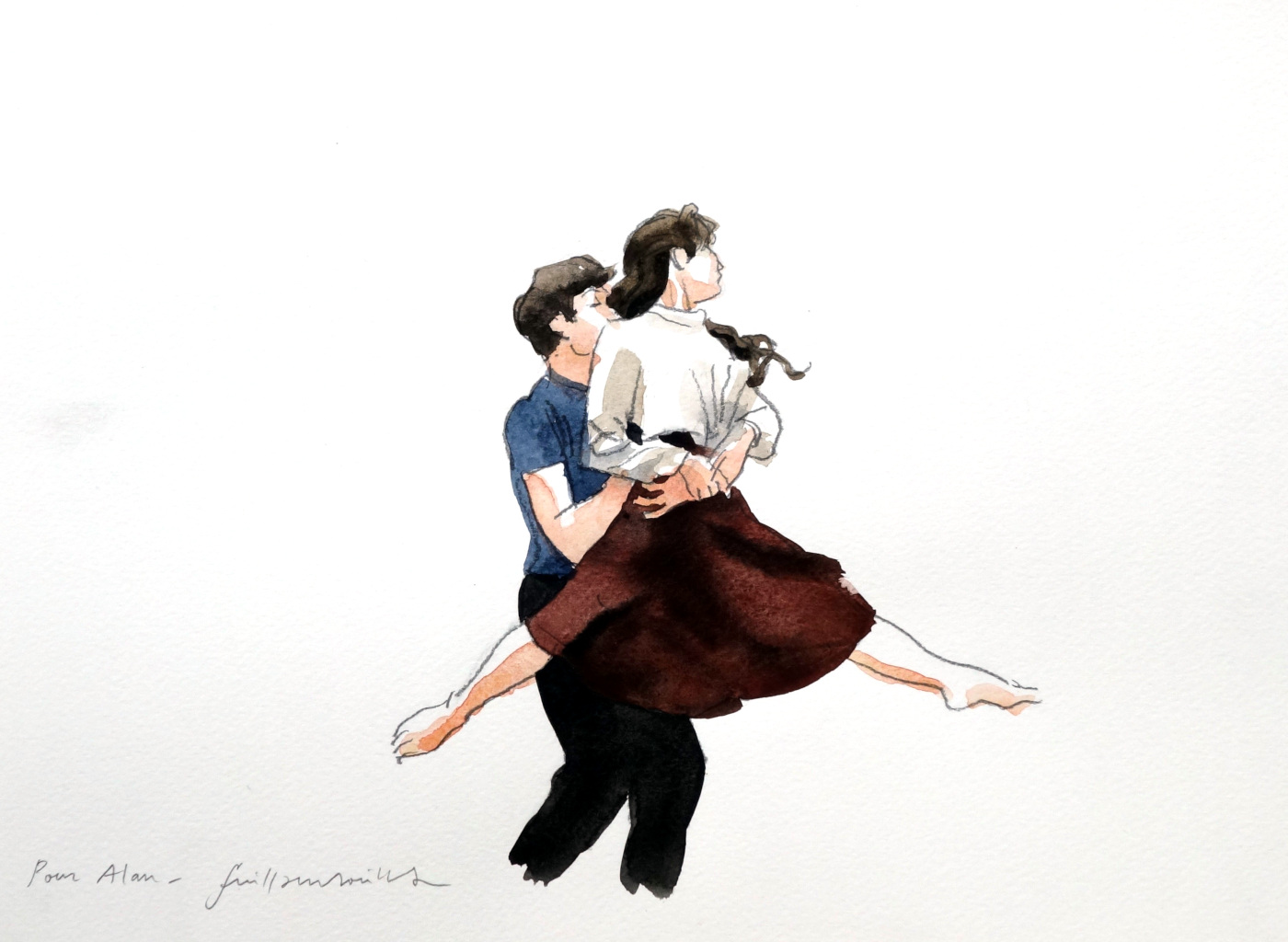 Guillaume Trouillard, Aux champs d'honneur - Illustration originale