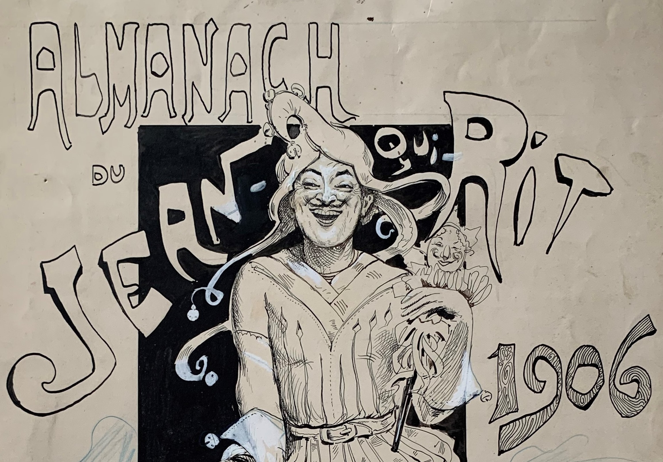 Carl Happel, Almanach du Jean-qui-rit - Couverture originale