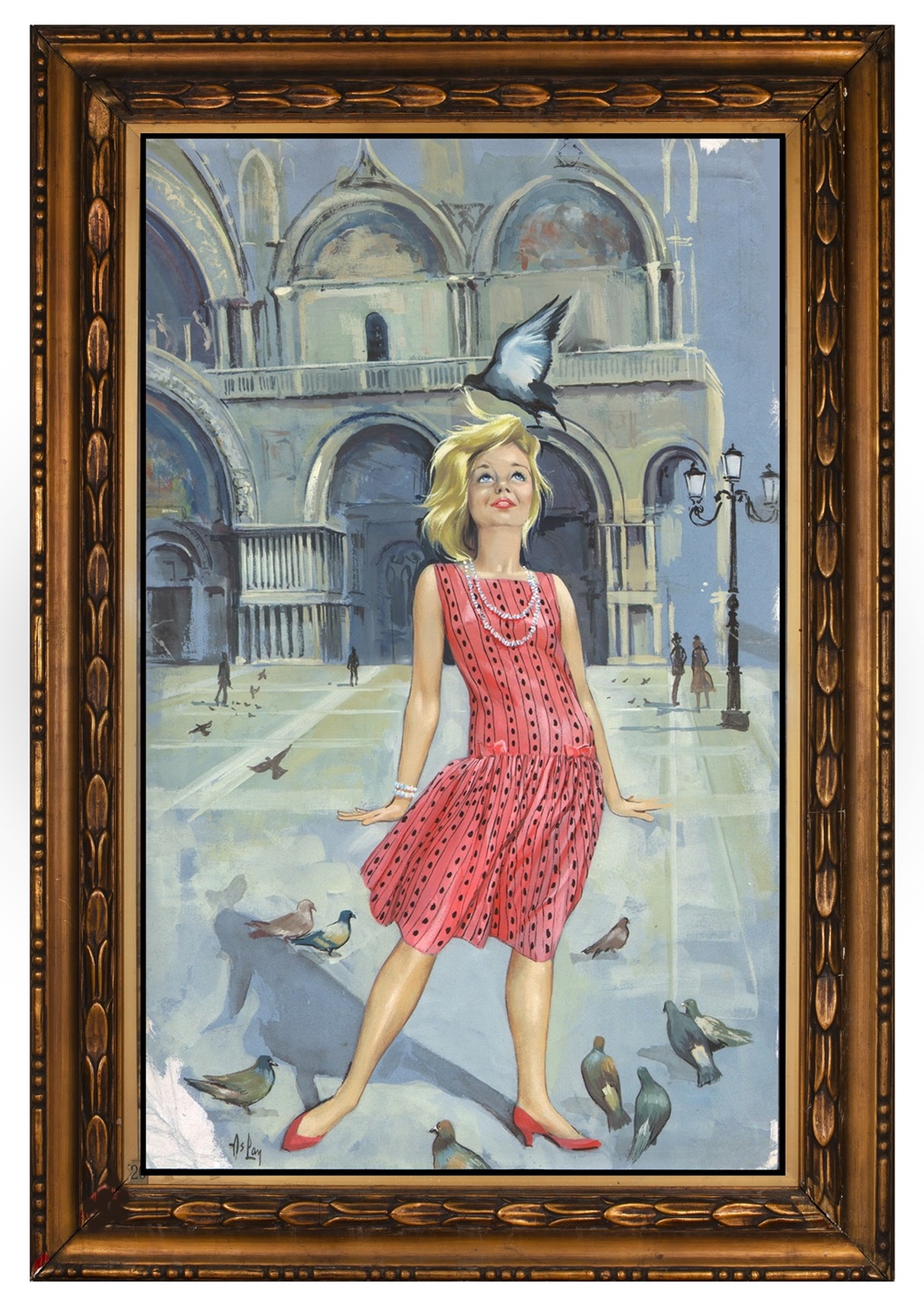 En vente - Aslan - Venise par Aslan, Alain Gourdon - Illustration originale