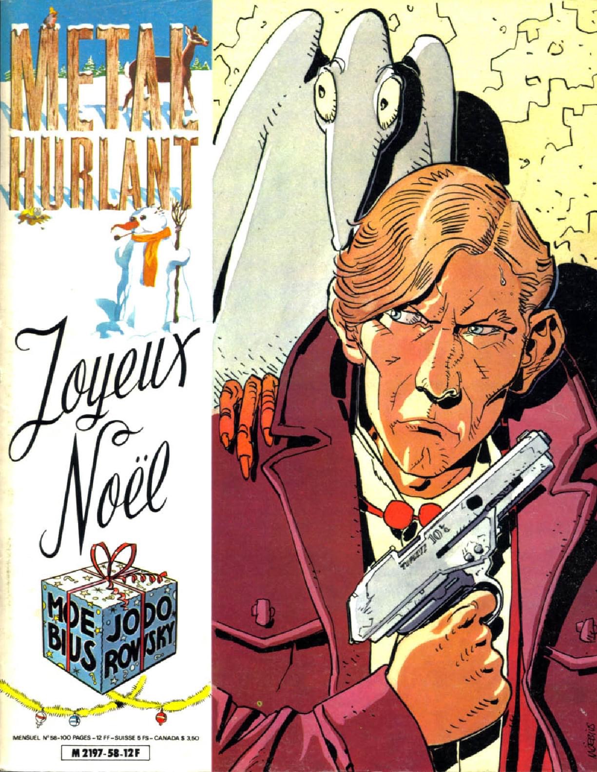 Moebius - John Difool - couverture Métal Hurlant - Couverture originale