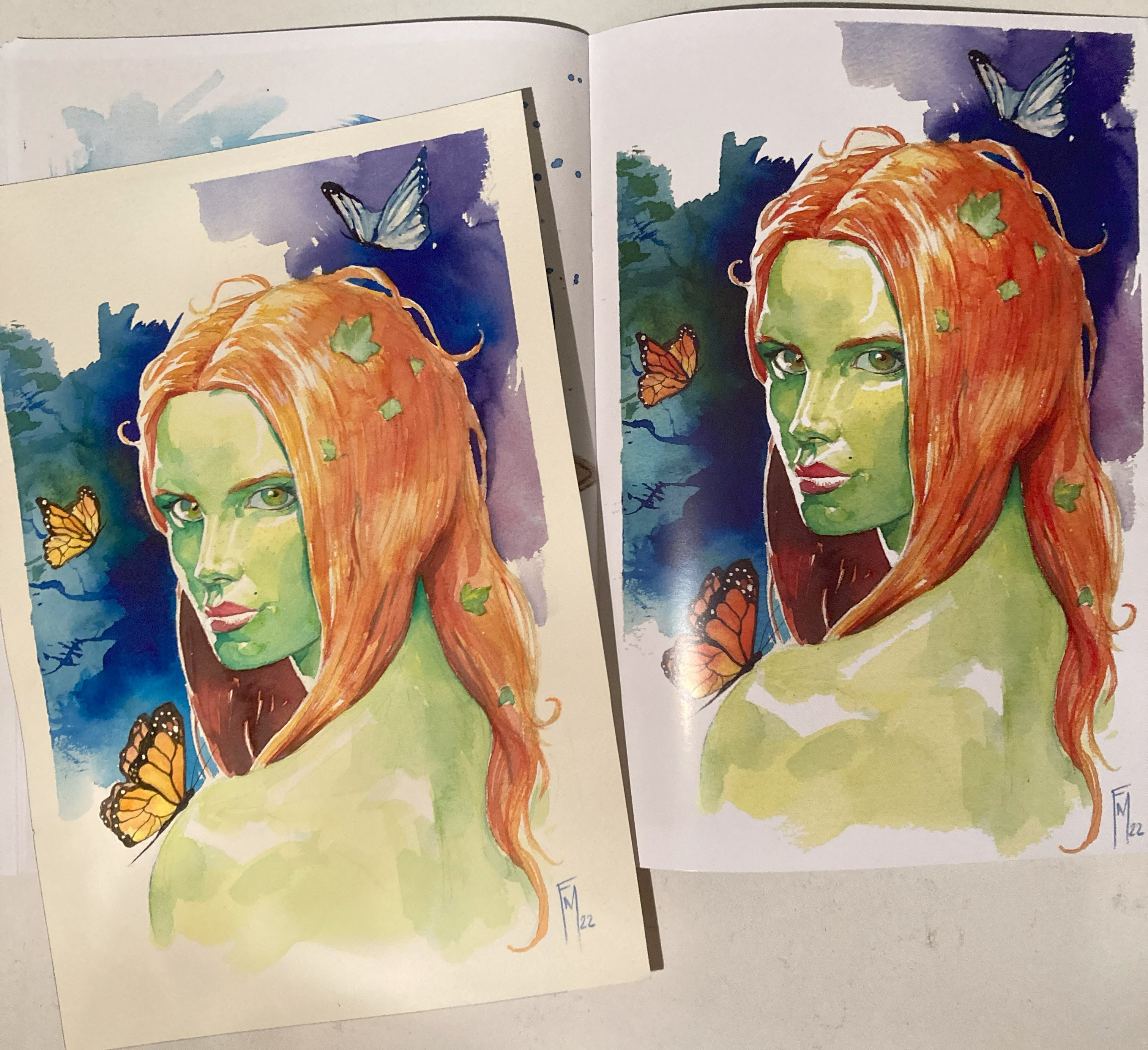 Poison Ivy par Federico Mele - Illustration originale