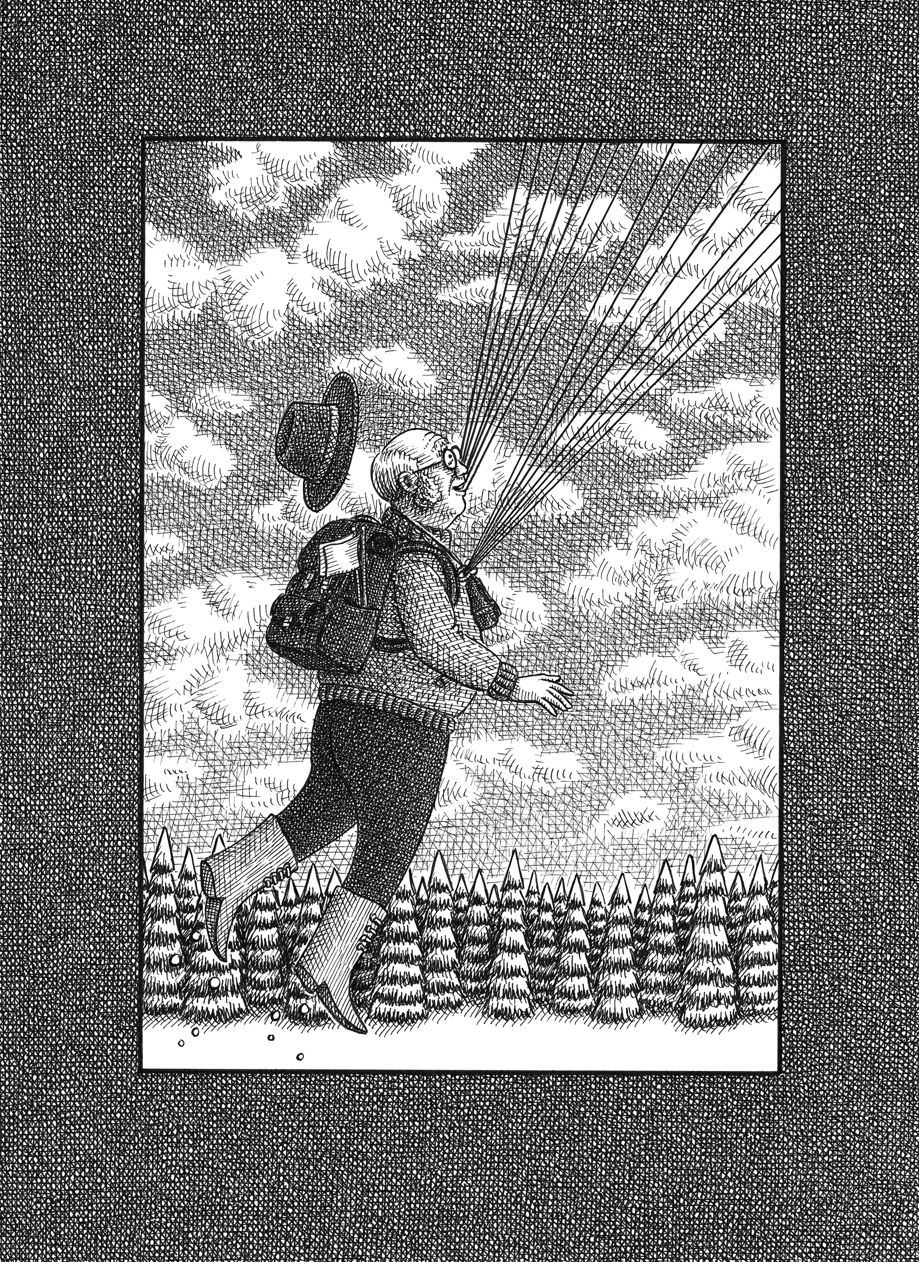 En vente - Landis Blair, Going South, Page 20 - Planche originale