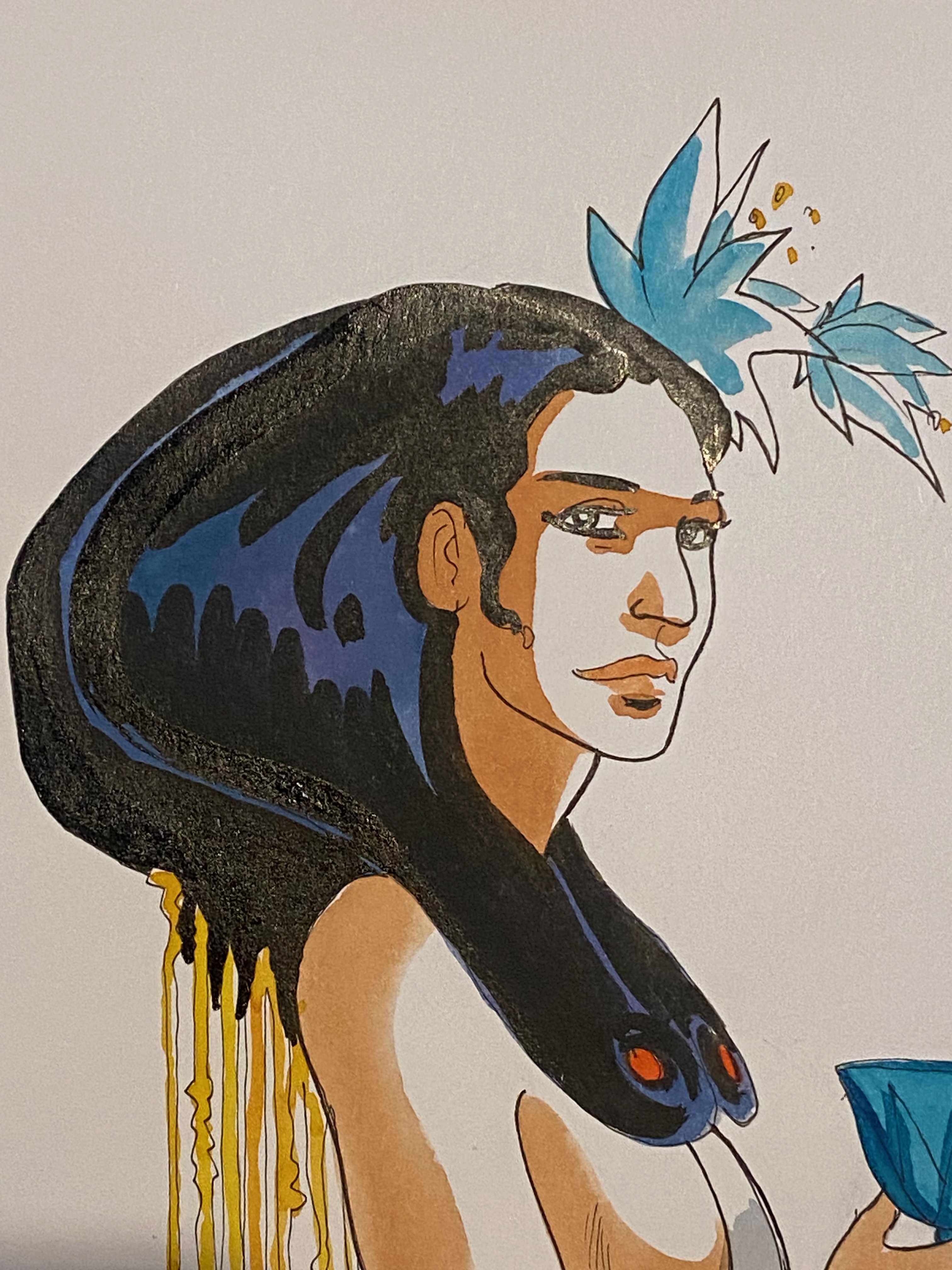 Isabelle Dethan, illustration originale, Meresankh, "Sur les Terres d ...