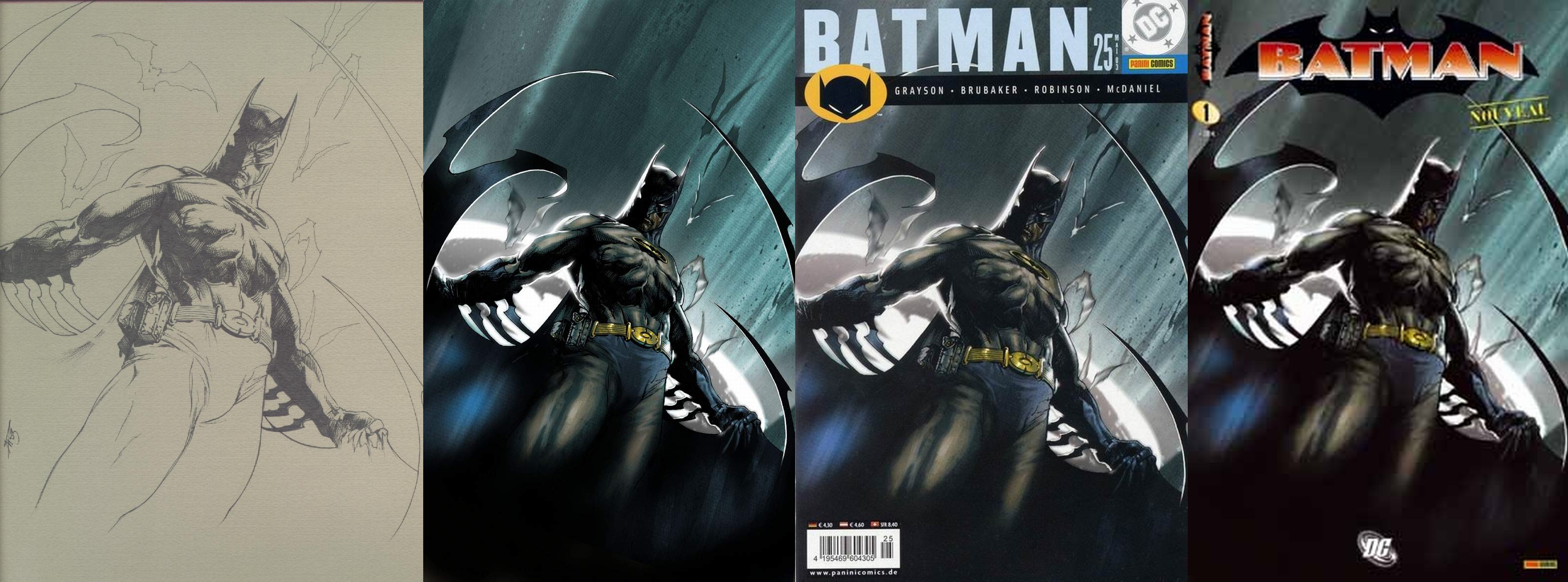 Gabriele Dell'Otto, Batman Cover: france Batman #1 - germany Batman #25 ...