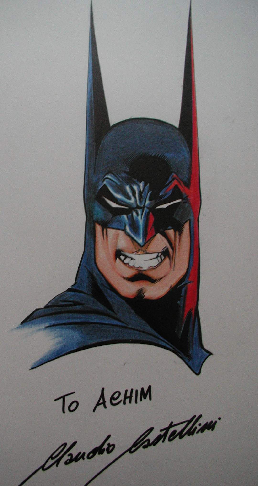 Batman par Claudio Castellini - Dédicace
