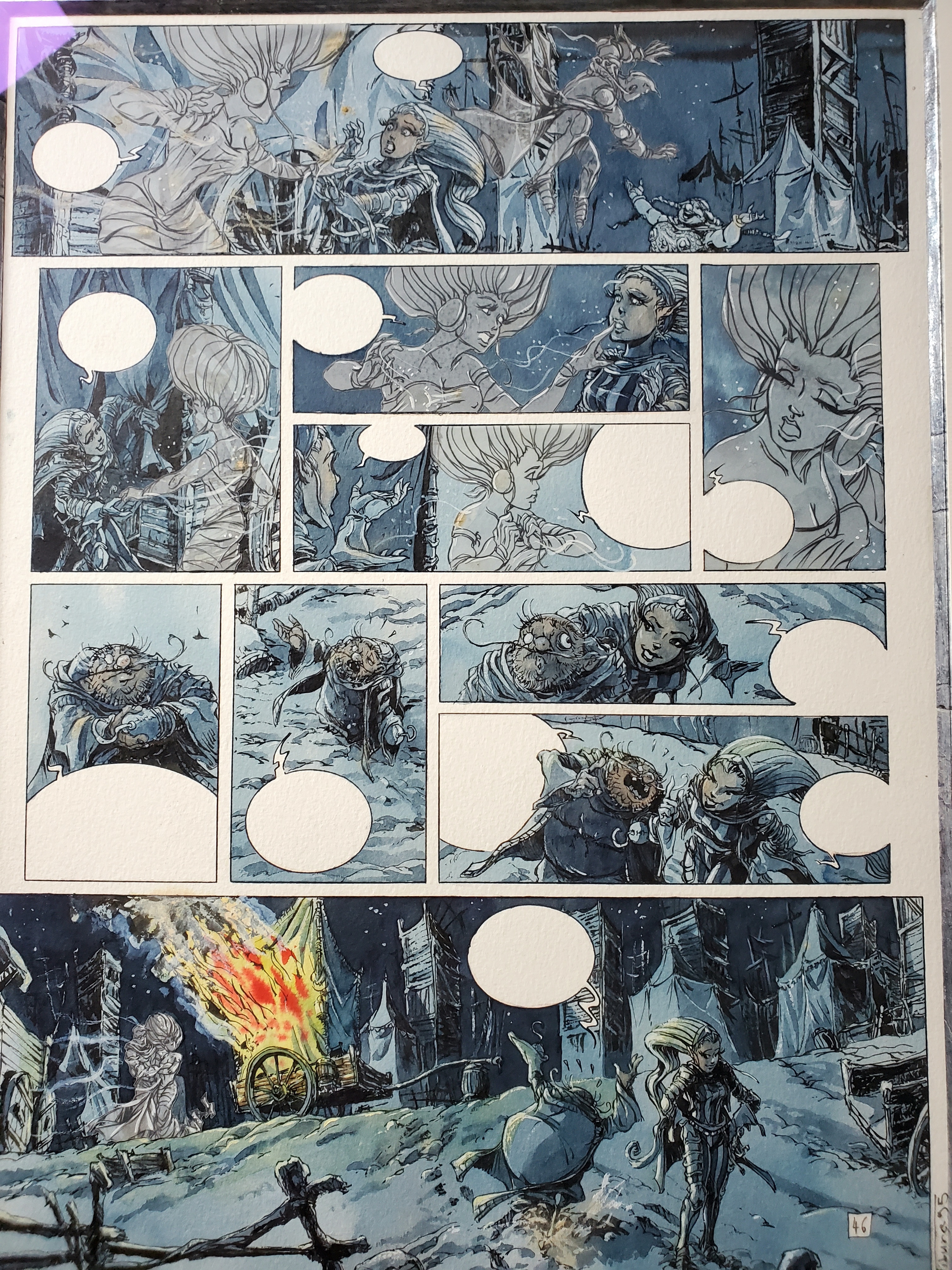 Tiburce Oger, GORN T4 LE SANG DU CIEL couleur directe - Planche originale