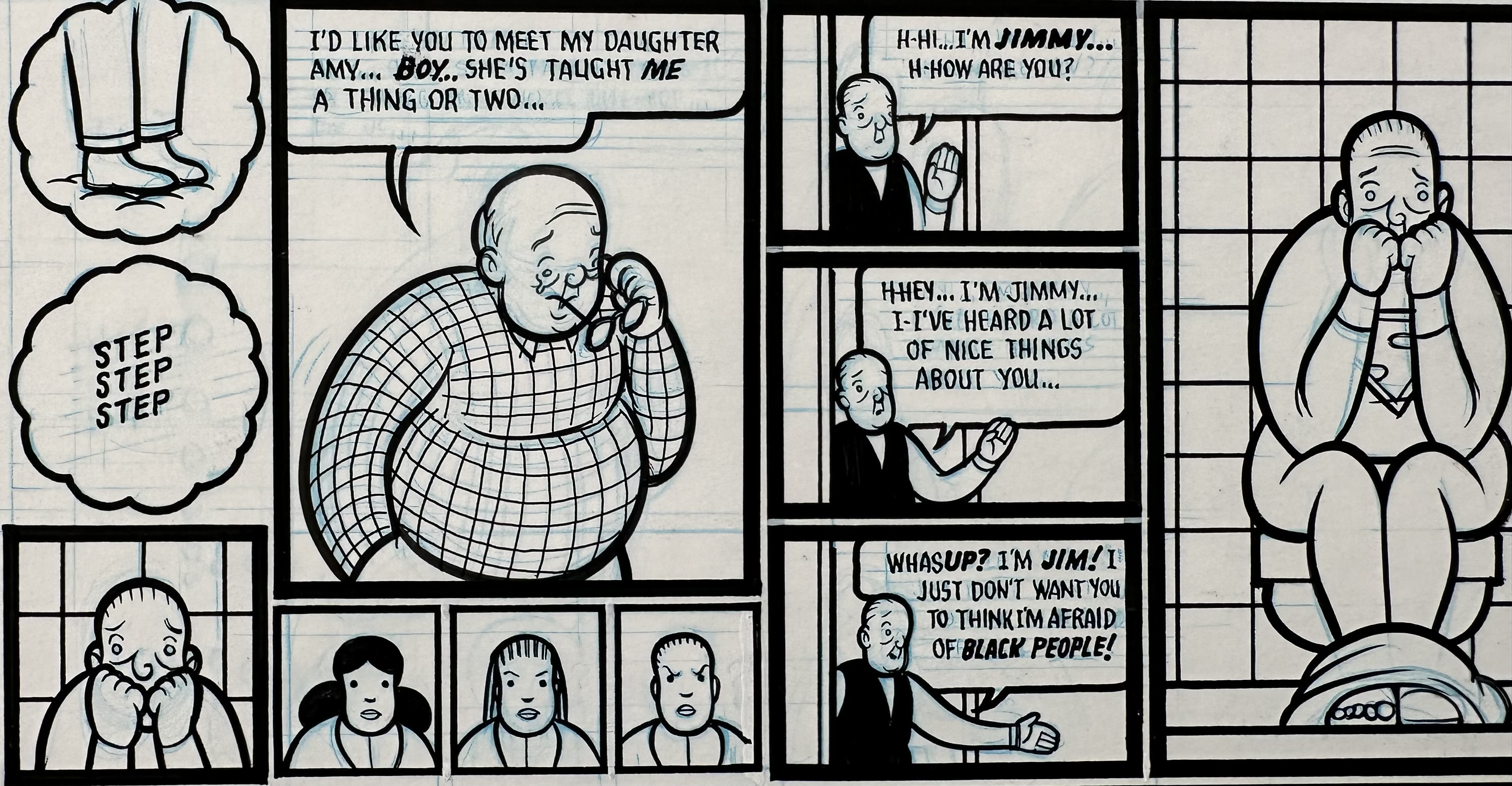 Chris Ware - Jimmy Corrigan - Planche originale