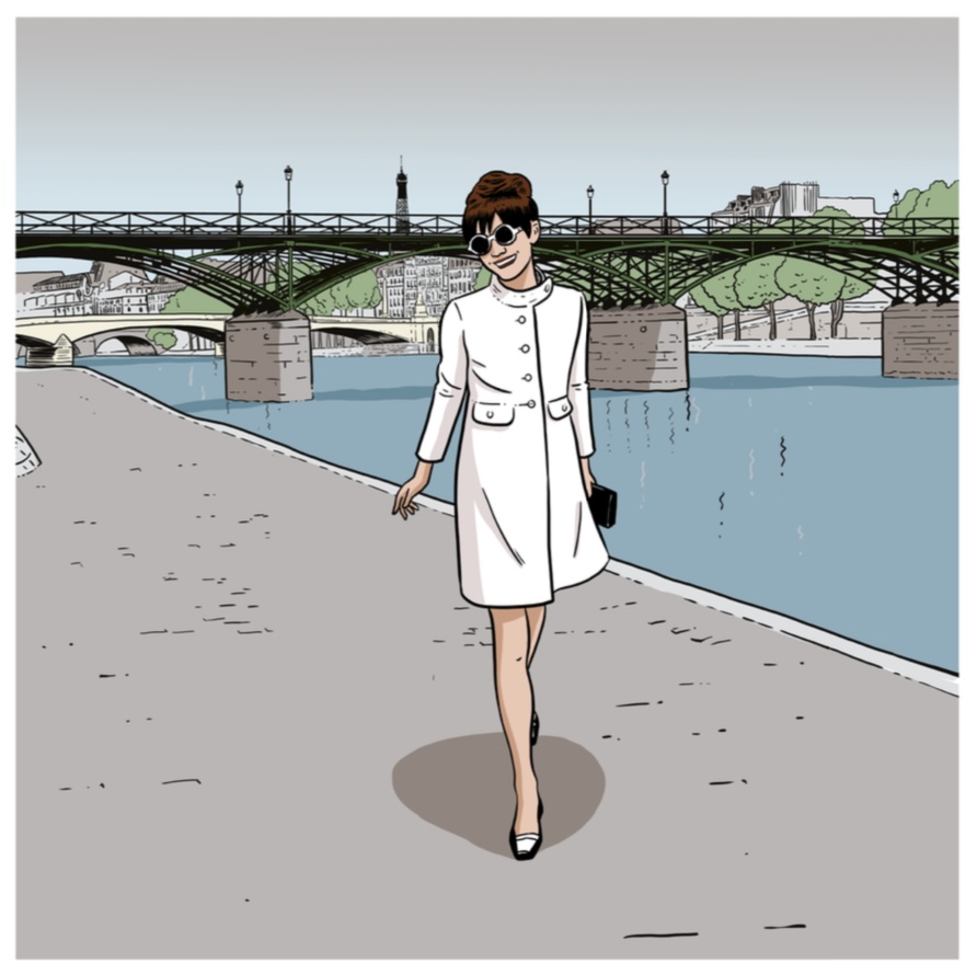 Christopher, Audrey - Vacances Romaines - Planche originale