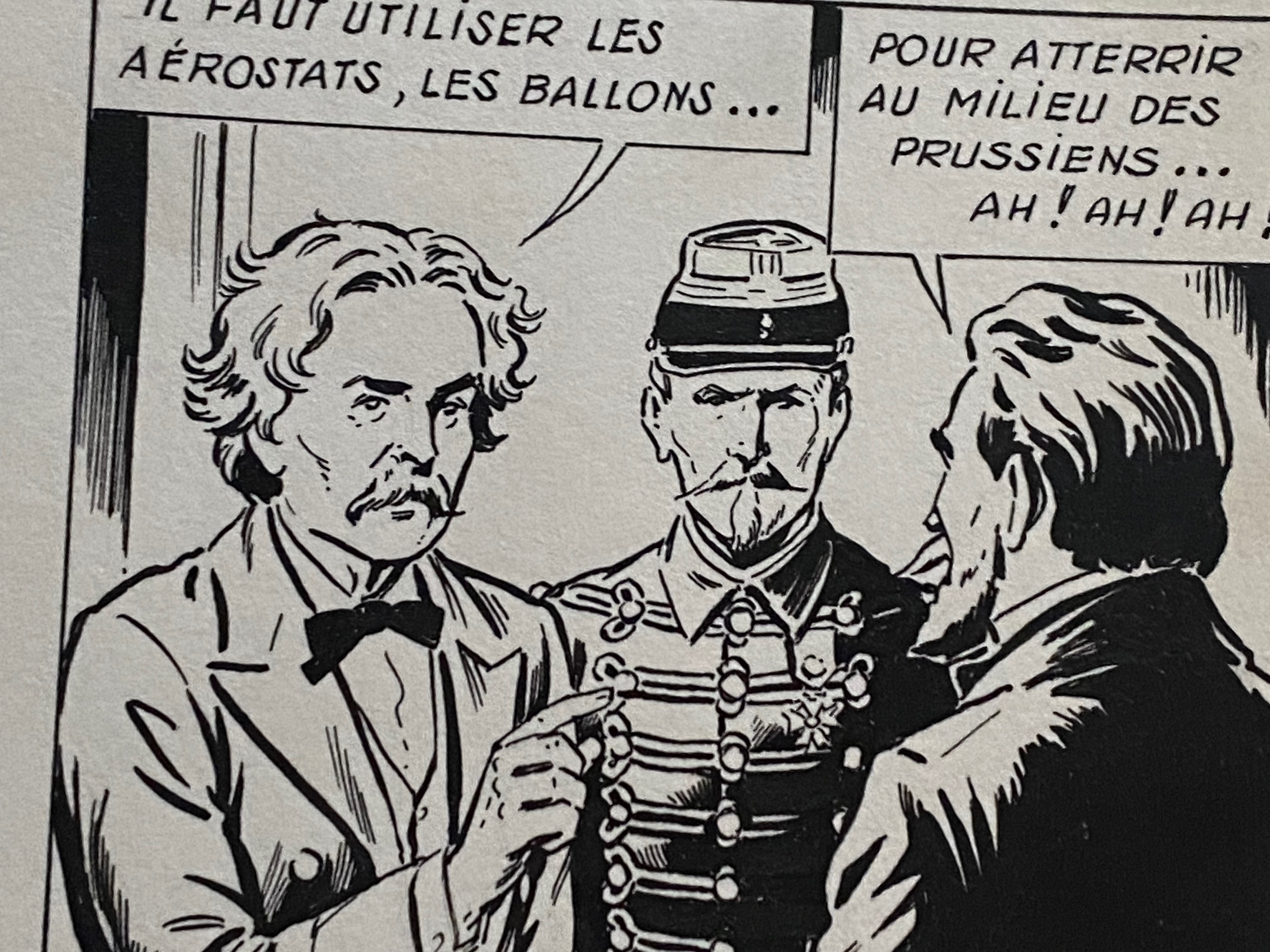 Robert Rigot, Robert Rigo, planche originale, "Il y a 100 ans, les ...