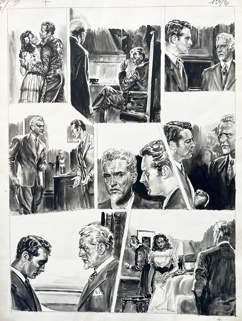 Naro Barbato, Rien que toi (tome 2 - planche 6) - Planche originale