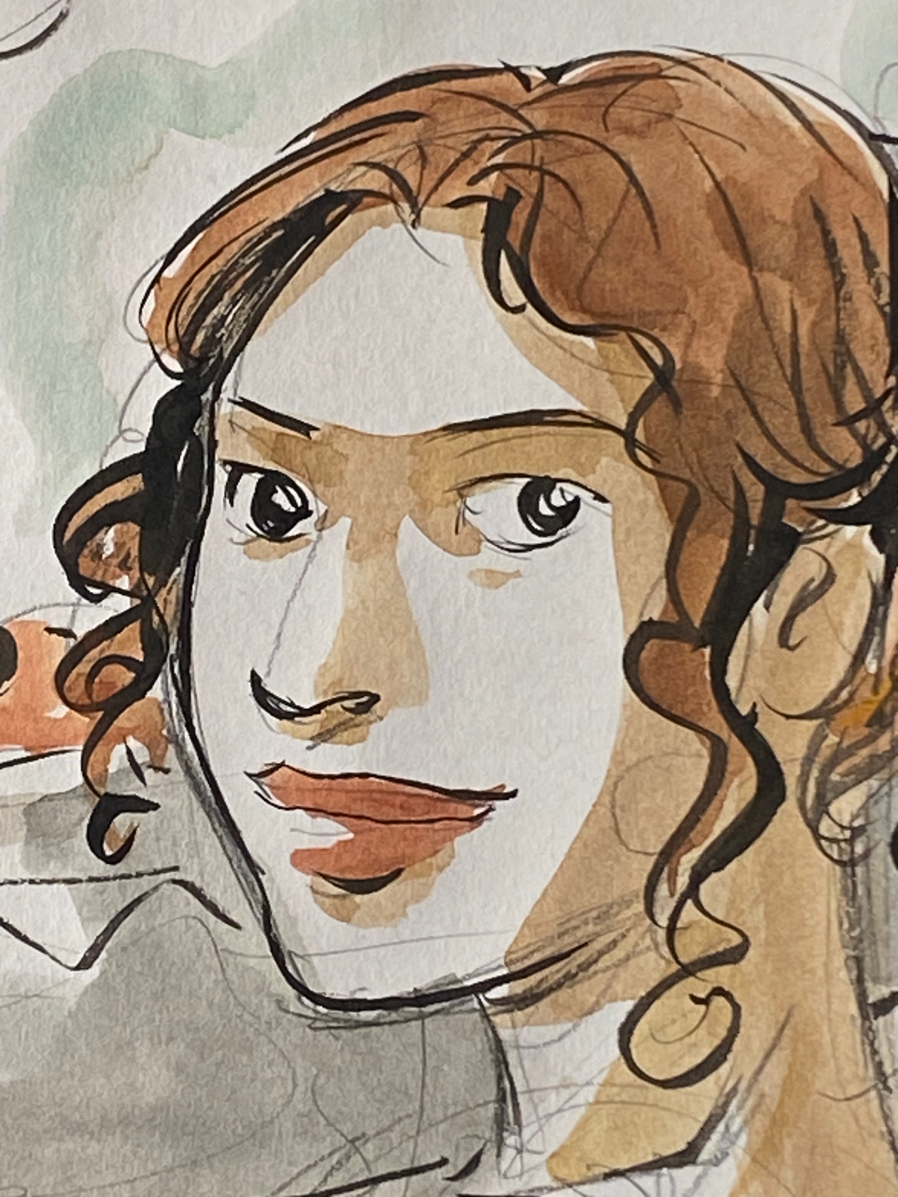 Isabelle Dethan, illustration originale, "Les Ombres du Styx, le Maître ...