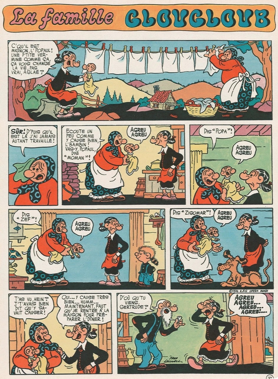 Fred Lasswell, Barney Google and Snuffy Smith - Comic Strip