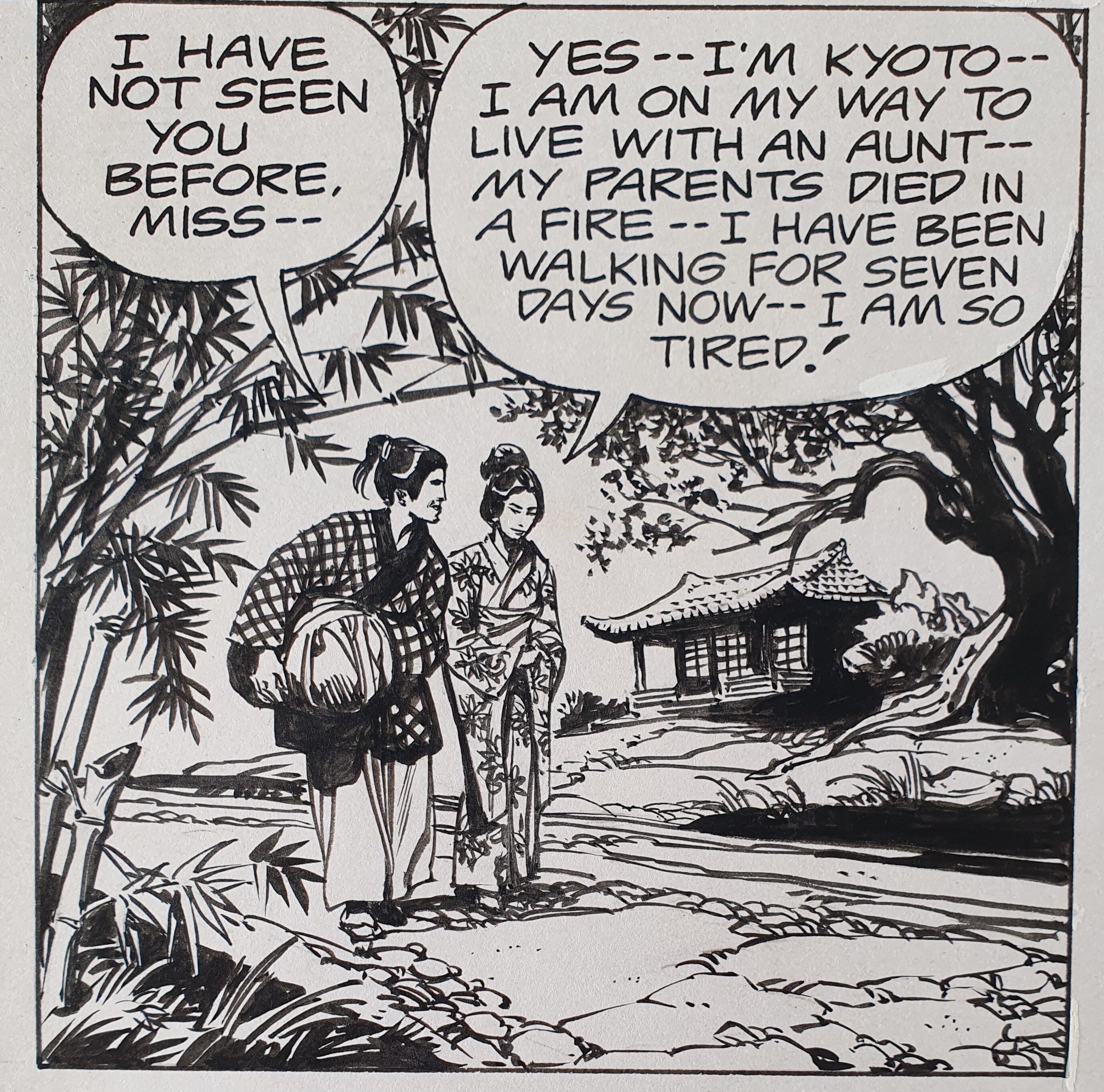 Snow woman 4 par Fred Carrillo - Planche originale