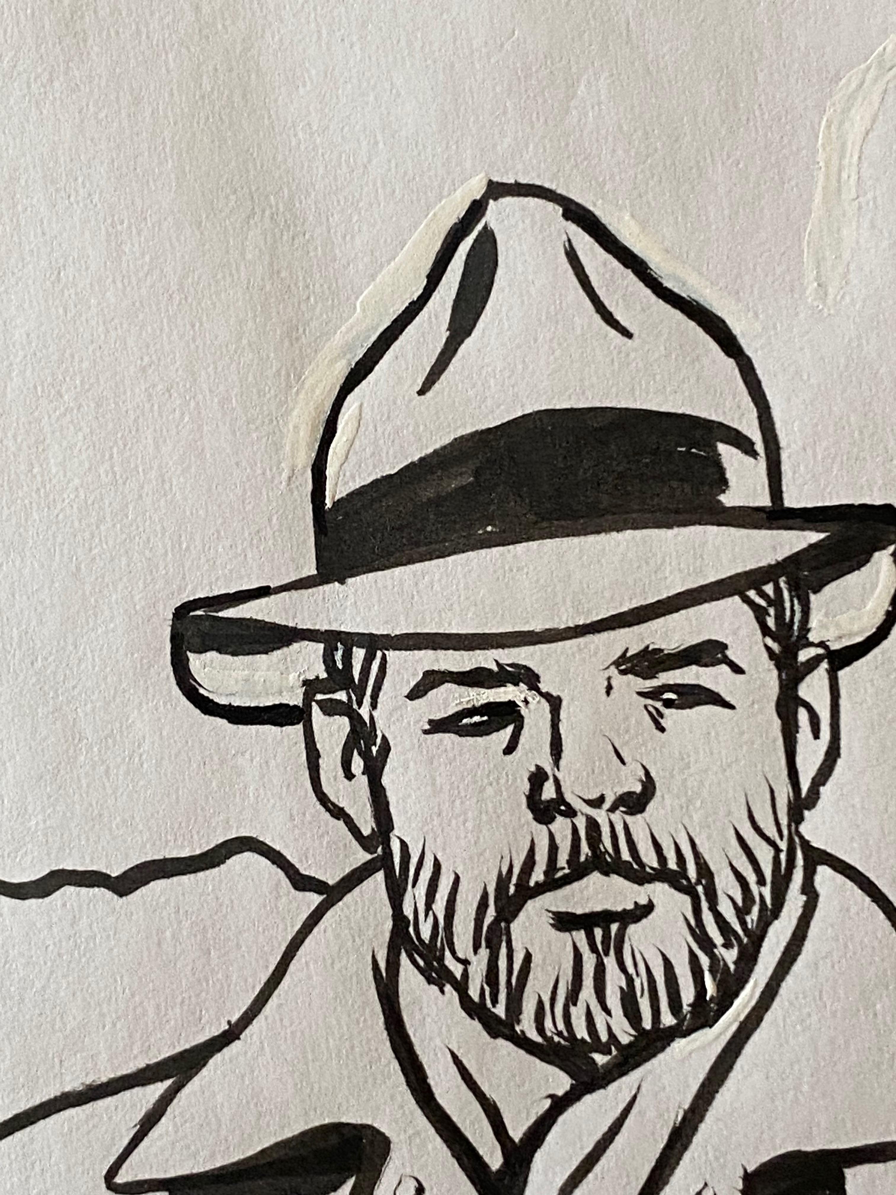 Vittorio Giardino, illustration originale, Max Fridman, "No Pasàran". - Illustration originale