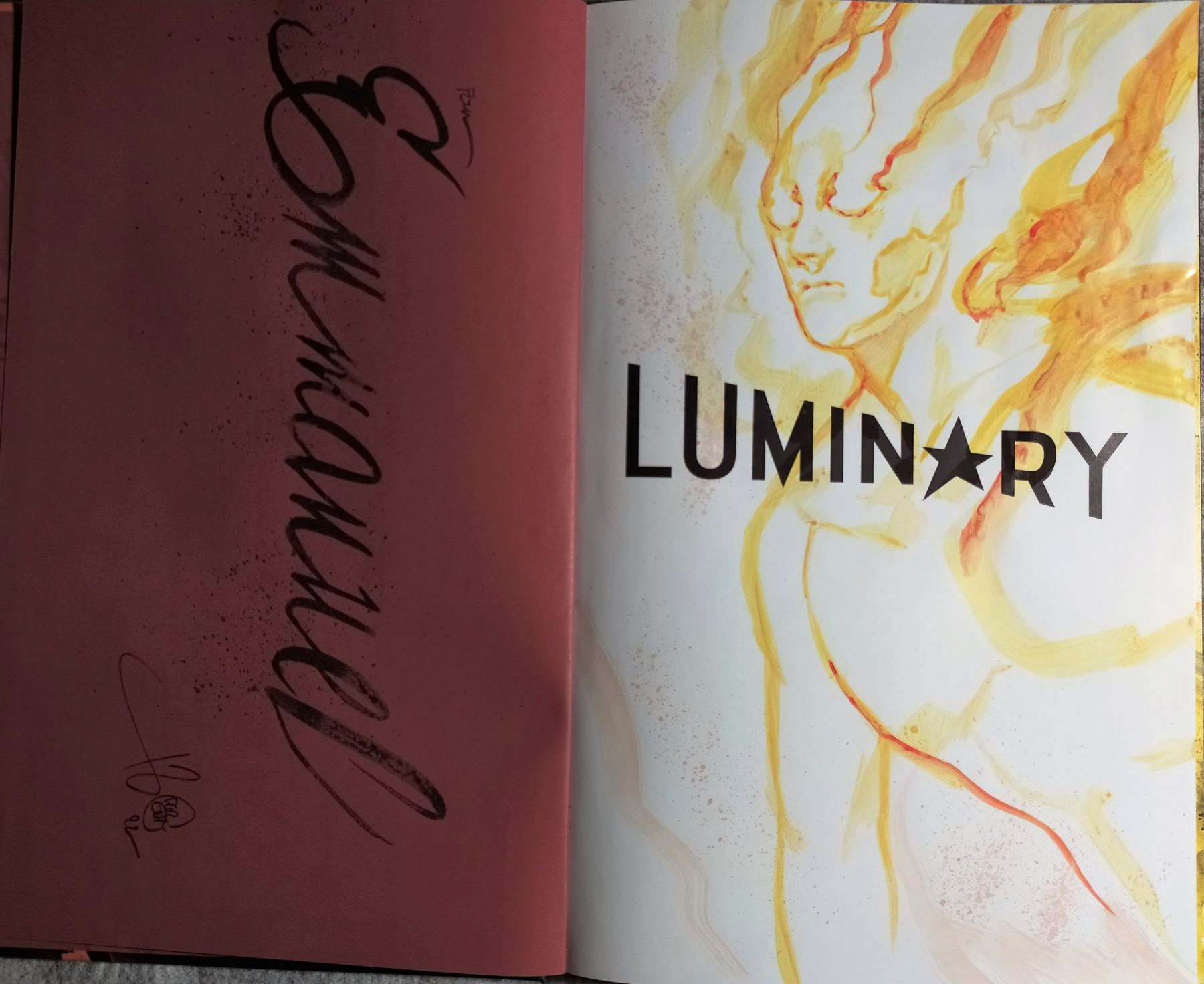 Stéphane Perger, Luminary tome1_2022Nov19 - Dédicace