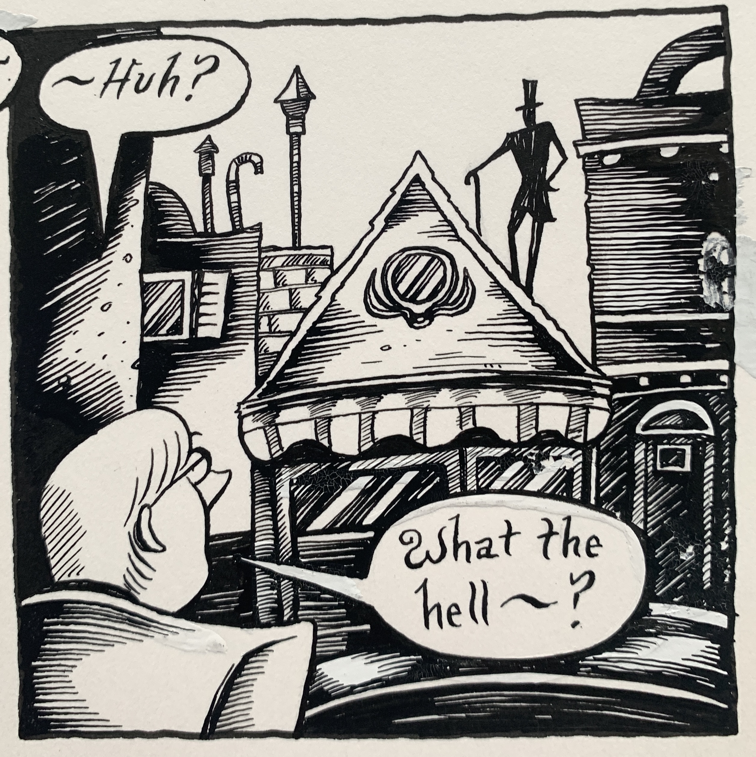 Richard Sala - The Chuckling Whatsit - p074 - Planche originale