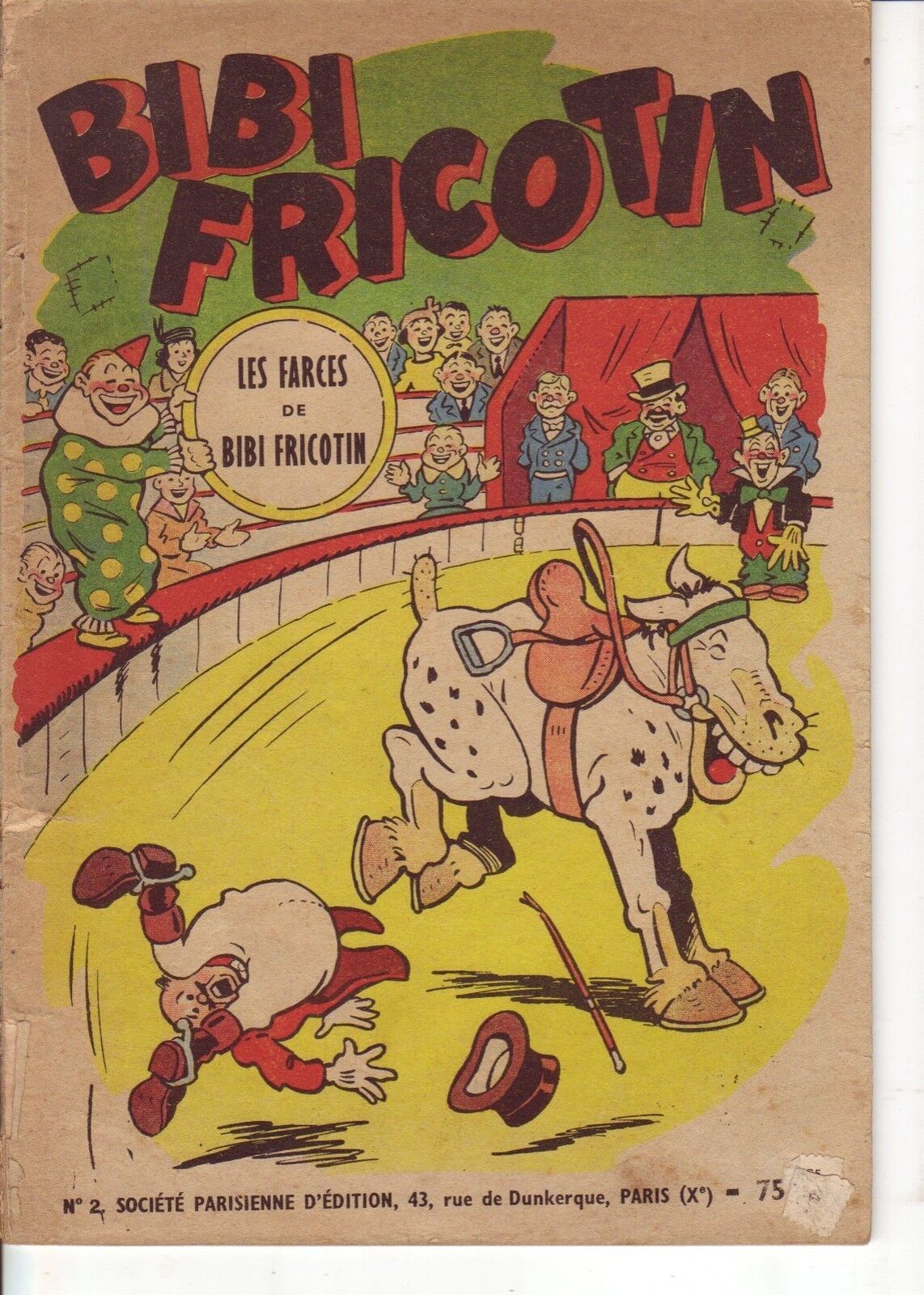 Pierre Lacroix, Louis Forton, Les farces de Bibi Fricotin - Couverture ...