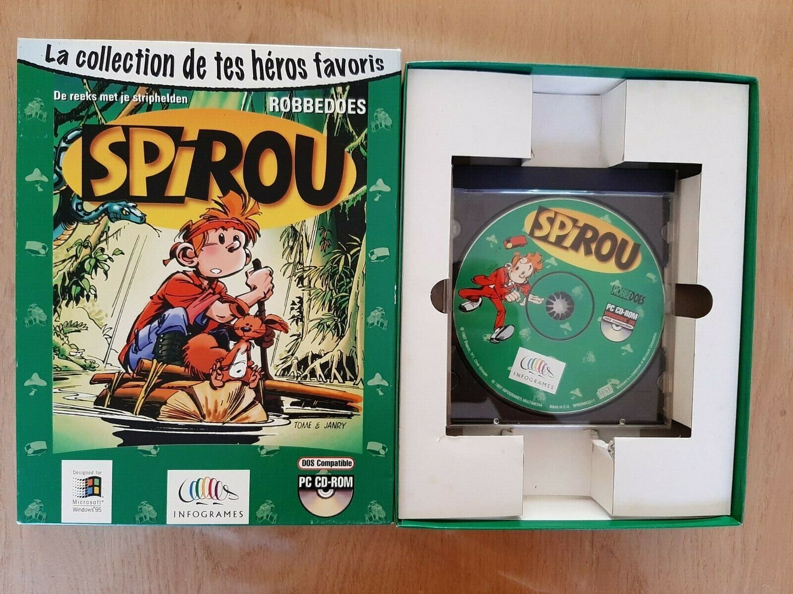 Spirou Megadrive par Janry, Tome, Dan Verlinden - Illustration originale