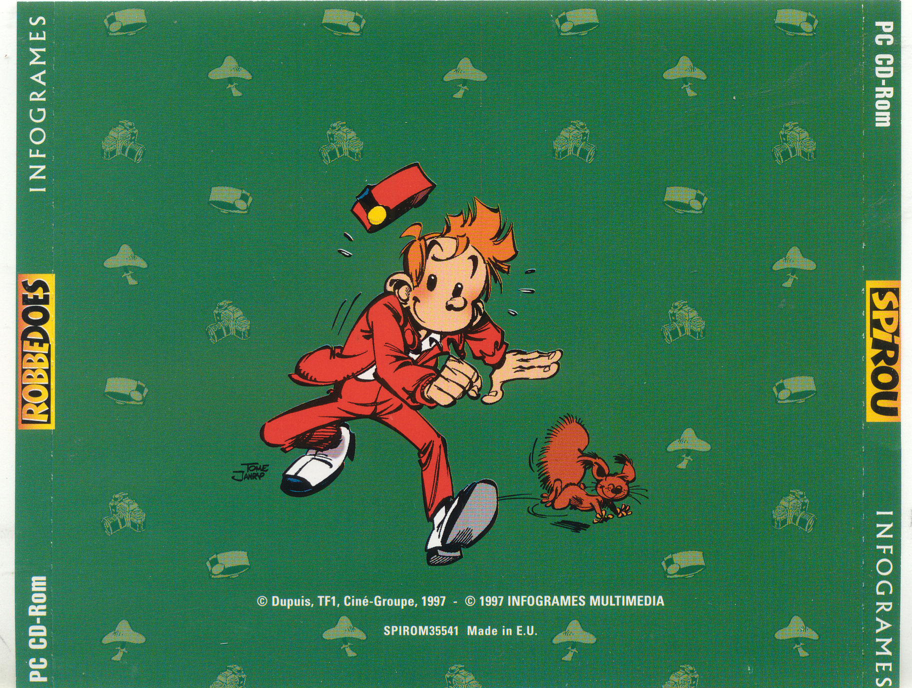 Spirou Megadrive par Janry, Tome, Dan Verlinden - Illustration originale