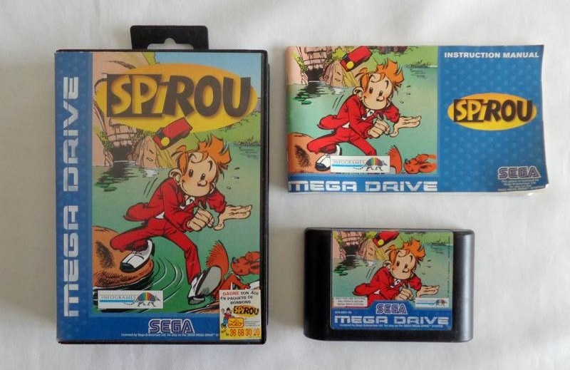Spirou Megadrive par Janry, Tome, Dan Verlinden - Illustration originale