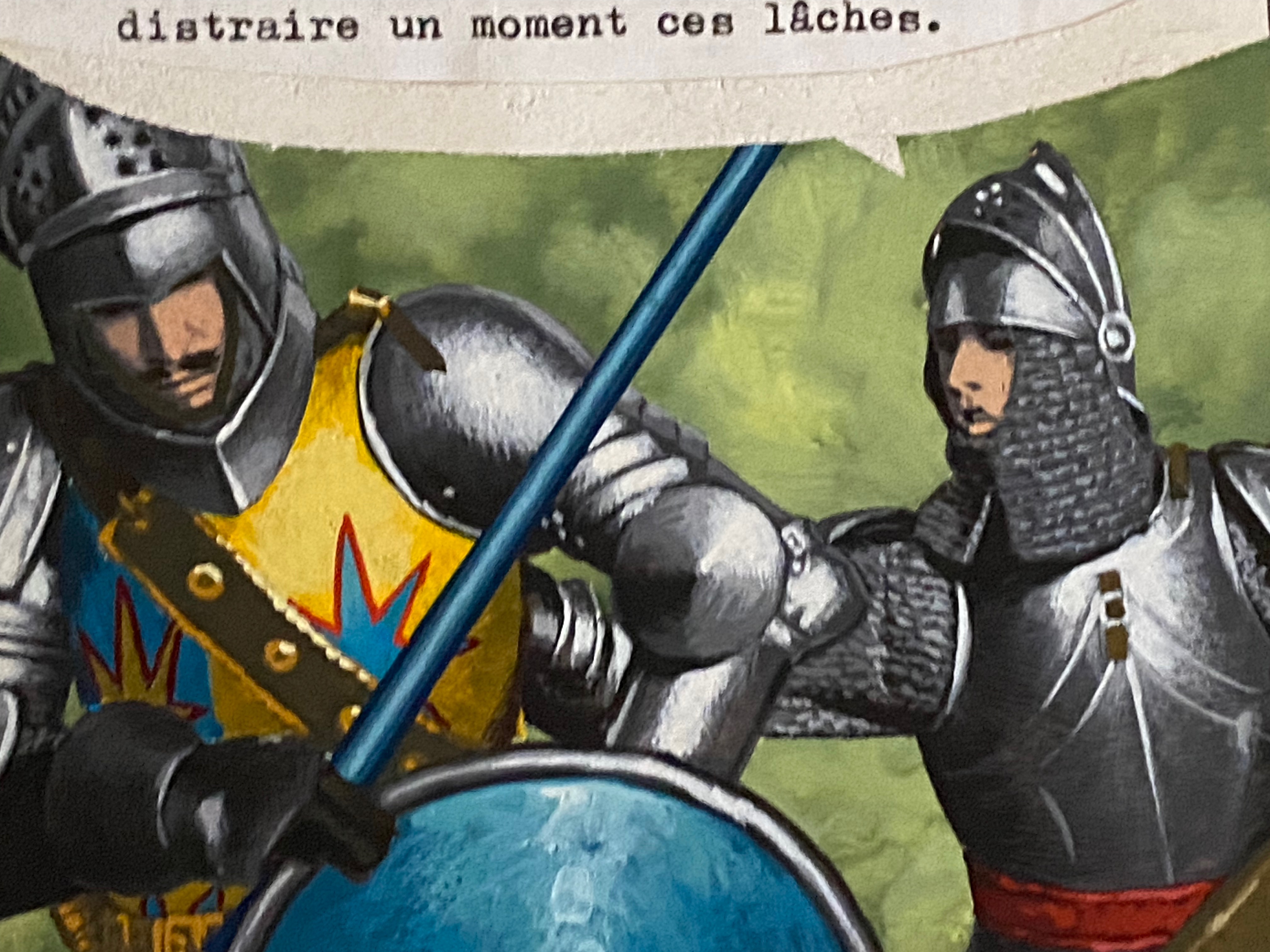 Jeronaton/Jean Torton, planche originale, récit historique Moyen-âge ...