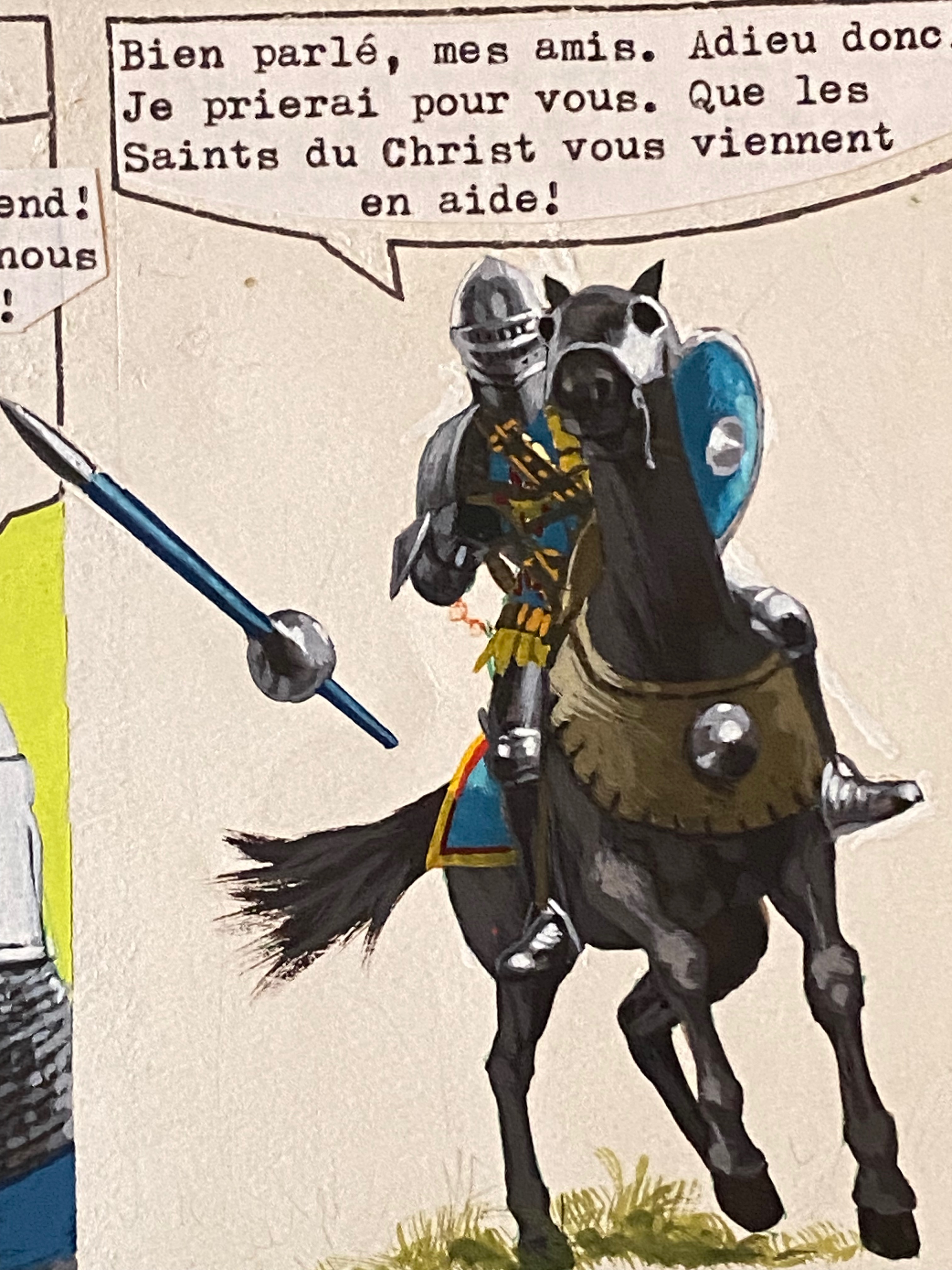 Jeronaton/Jean Torton, planche originale, récit historique Moyen-âge ...