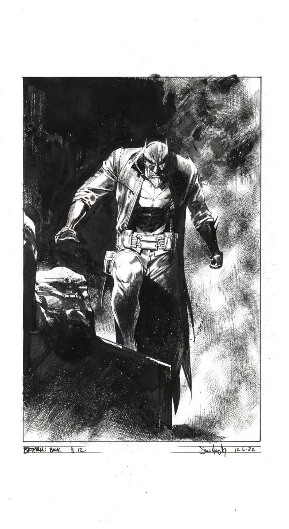 Sean Murphy, Batman : Beyond the White Knight - Issue 8 - Back Cover ...