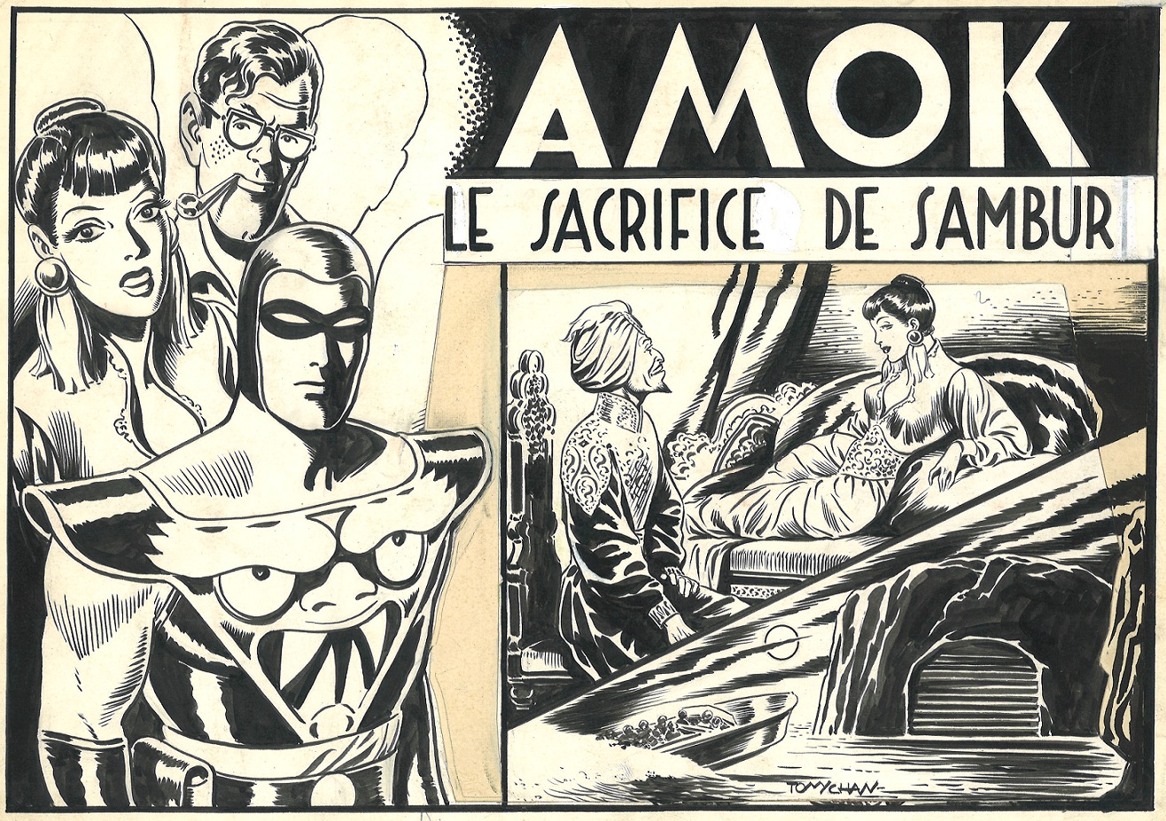 Antonio Canale, Couverture Amok " Le Sacrifice de Sambur " - Planche ...
