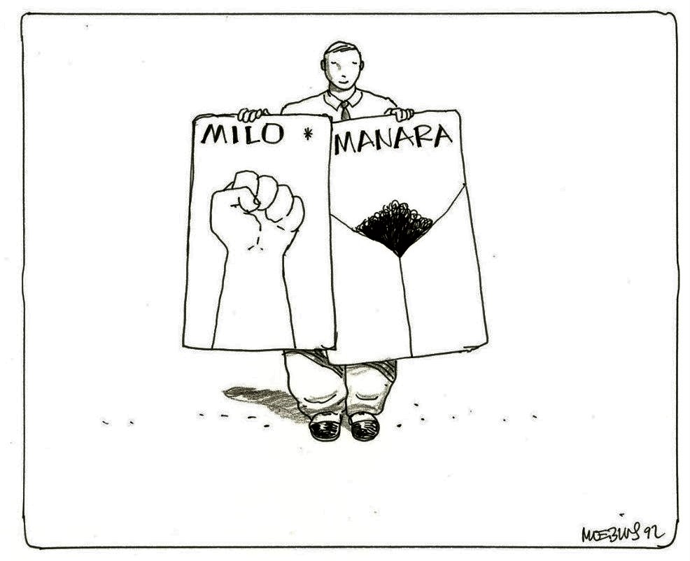 1983 - Manara - Le Déclic - P17 - Planche originale