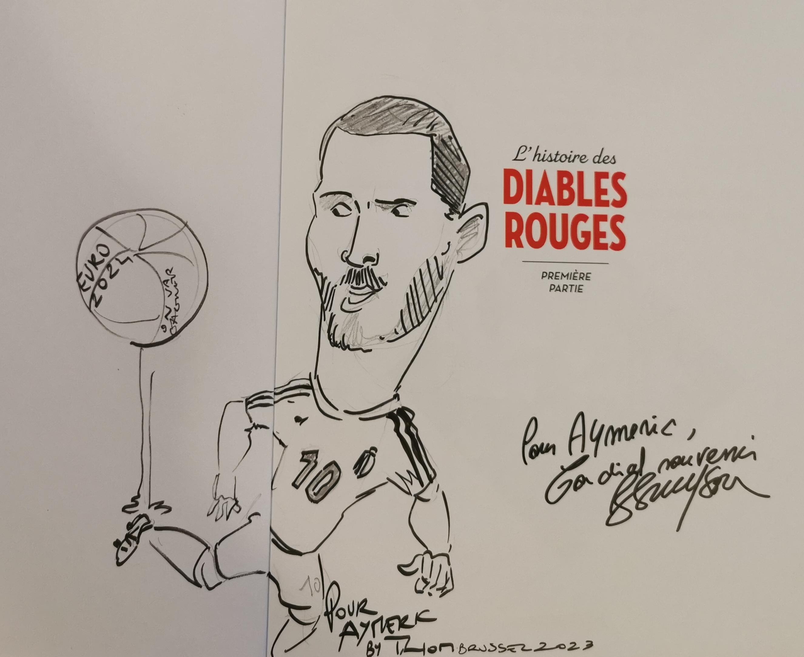 Thomas Liera, Bernard Swysen, L'histoire des Diables Rouges 1 - Dédicace