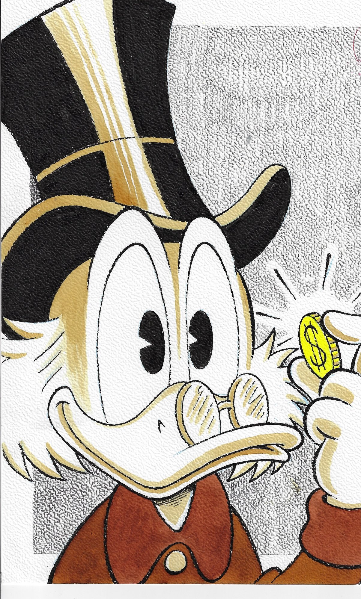 José Maria Millet Lopez, Oncle Picsou et son sou fétiche - Illustration ...